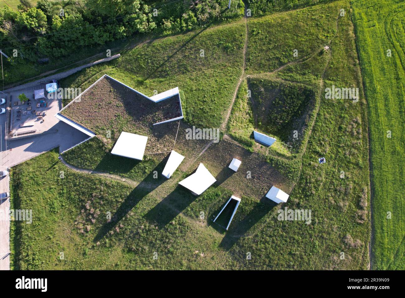 Archeopark Pavlov. Famous landmark on South Moravia. Czech Republic ...