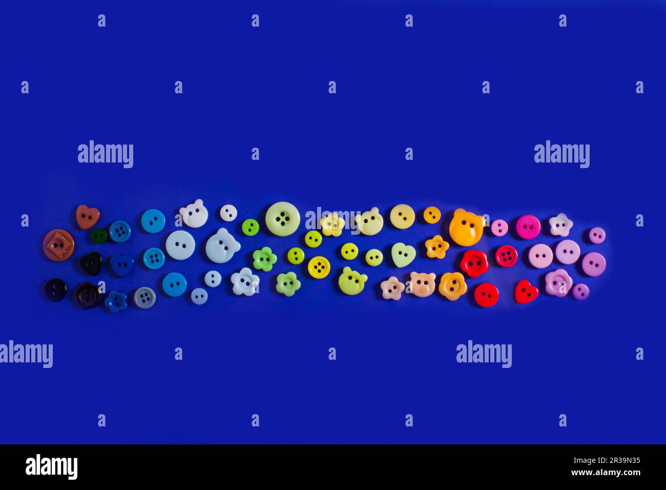 Variety of buttons of different shapes and colors Stock Photo - Alamy