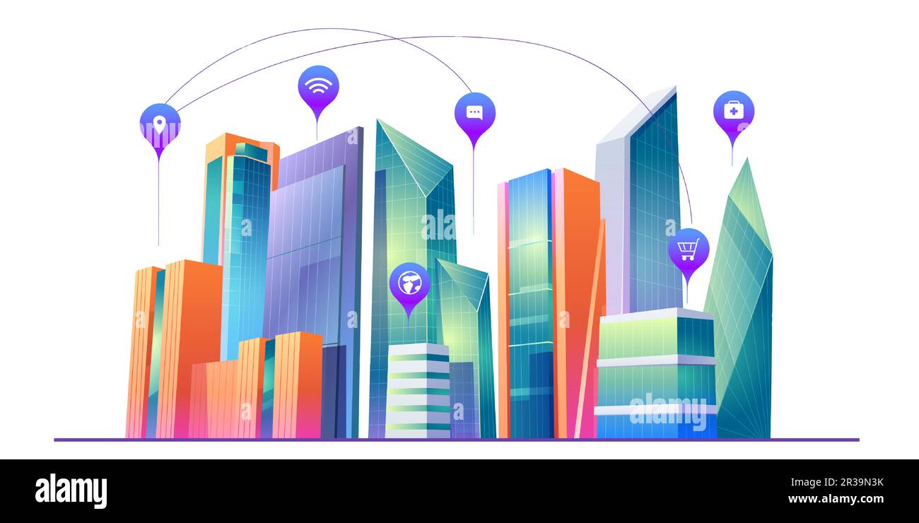 Smart city with wireless communication technology and Internet of ...