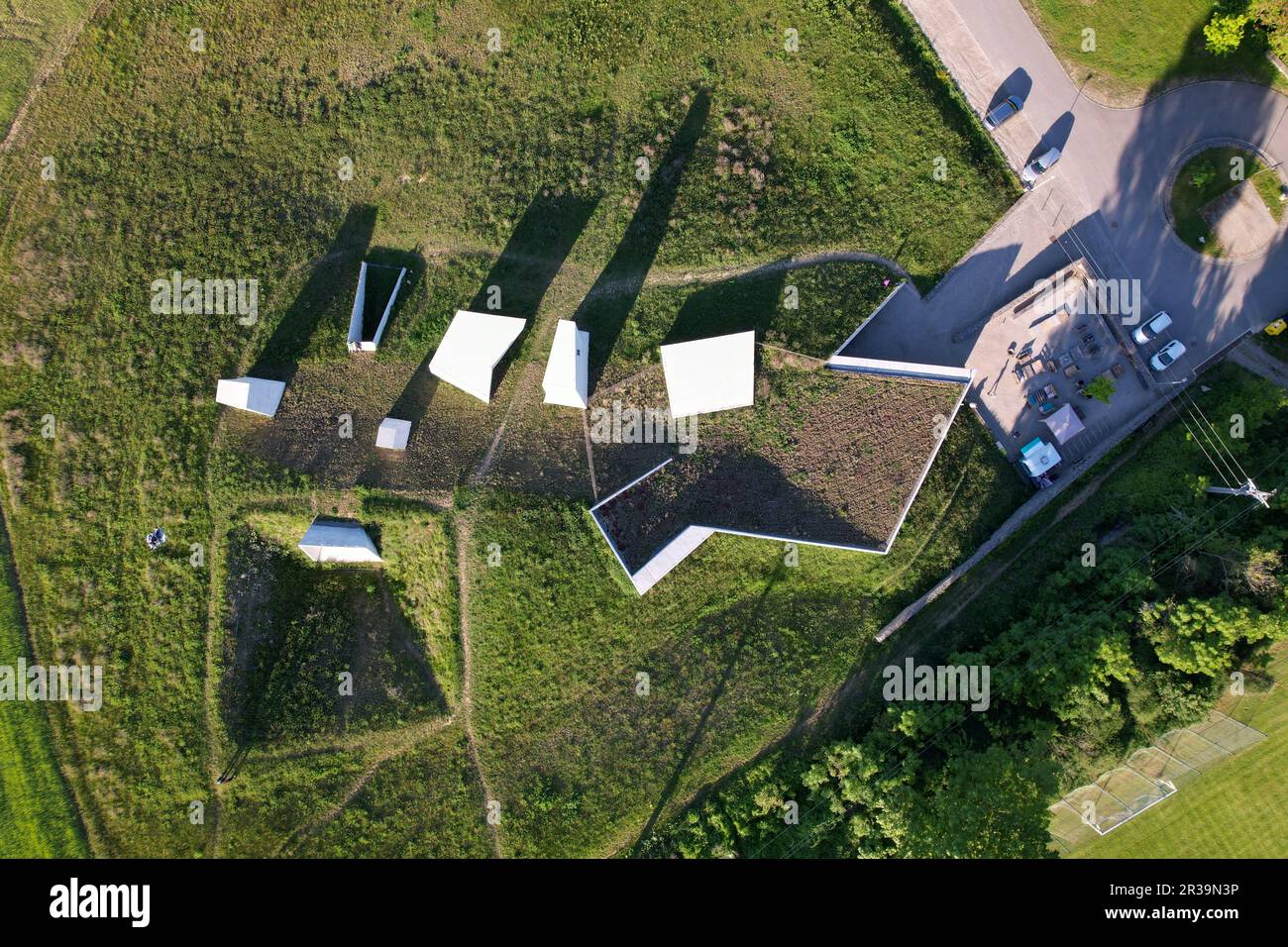 Archeopark Pavlov. Famous landmark on South Moravia. Czech Republic ...