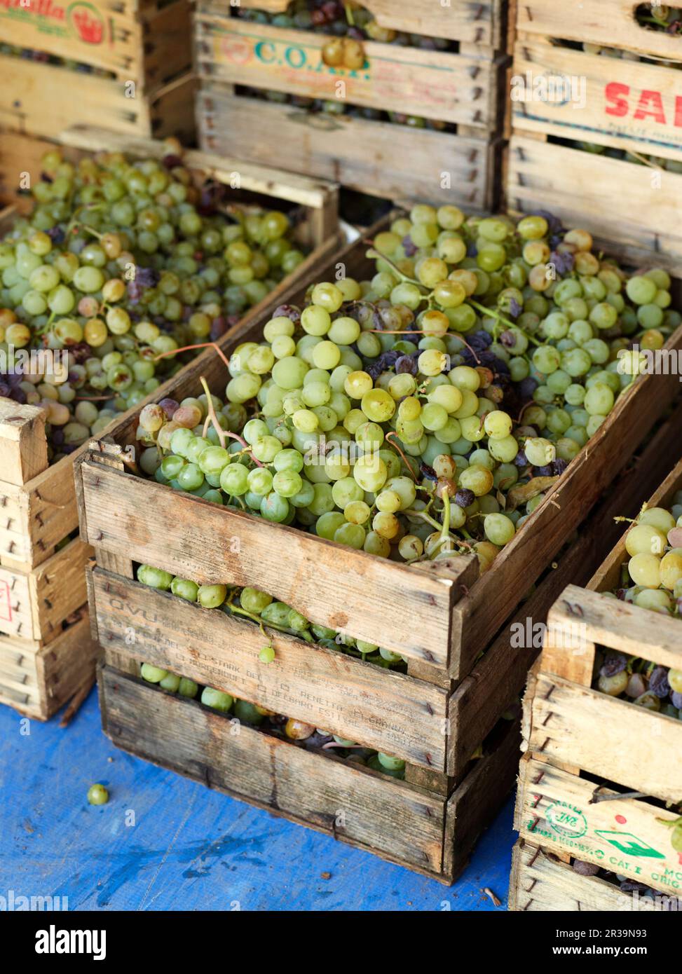 Wine crate boxes hi-res stock photography and images - Alamy