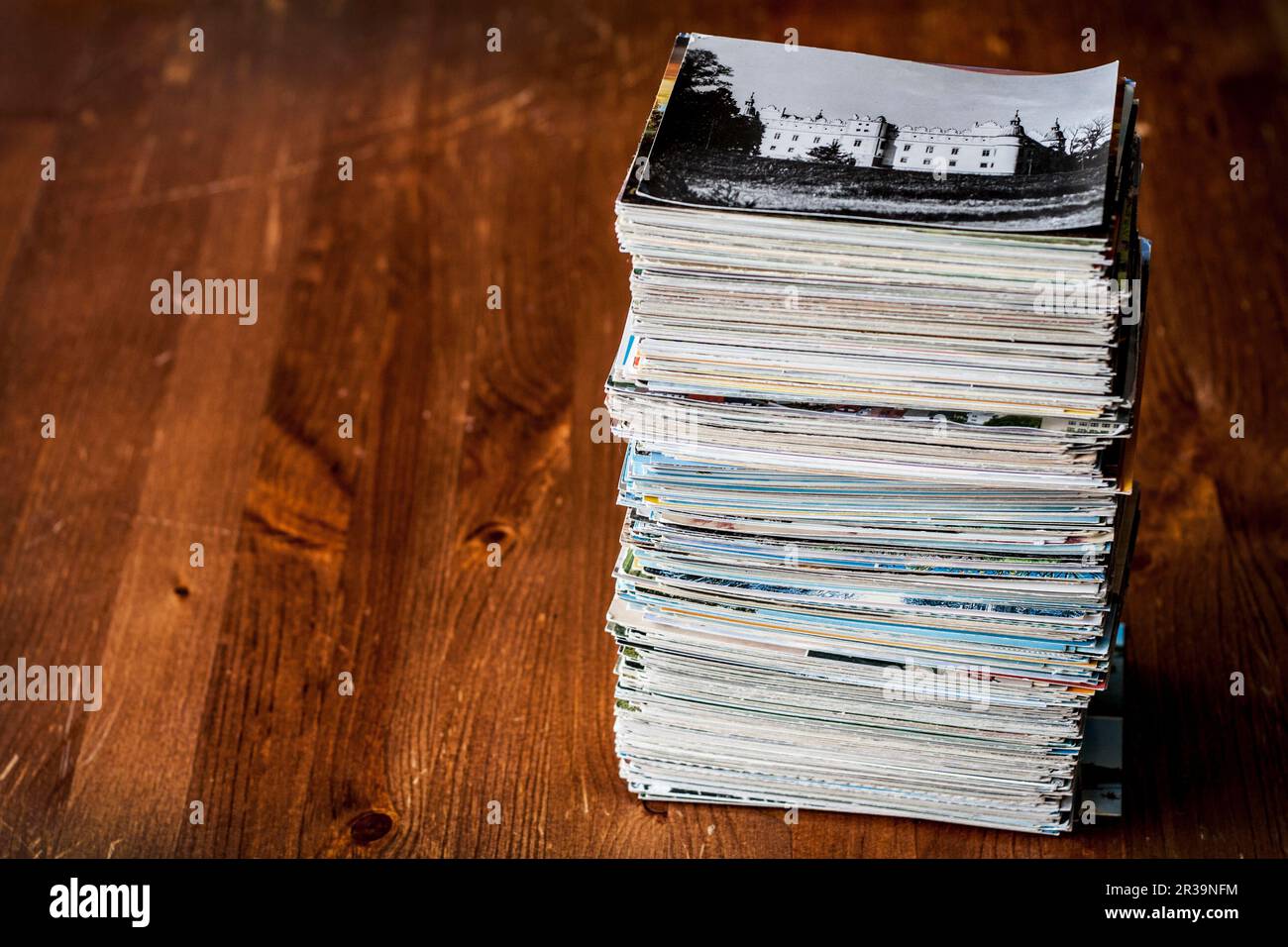Stack of old postcards Stock Photo - Alamy
