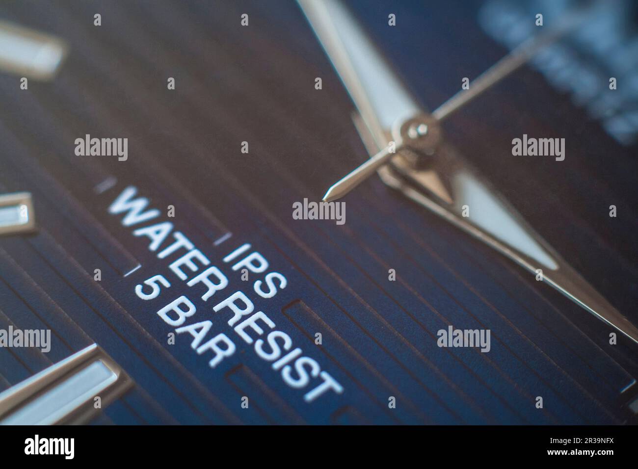 Closeup on hand watch dial Stock Photo - Alamy