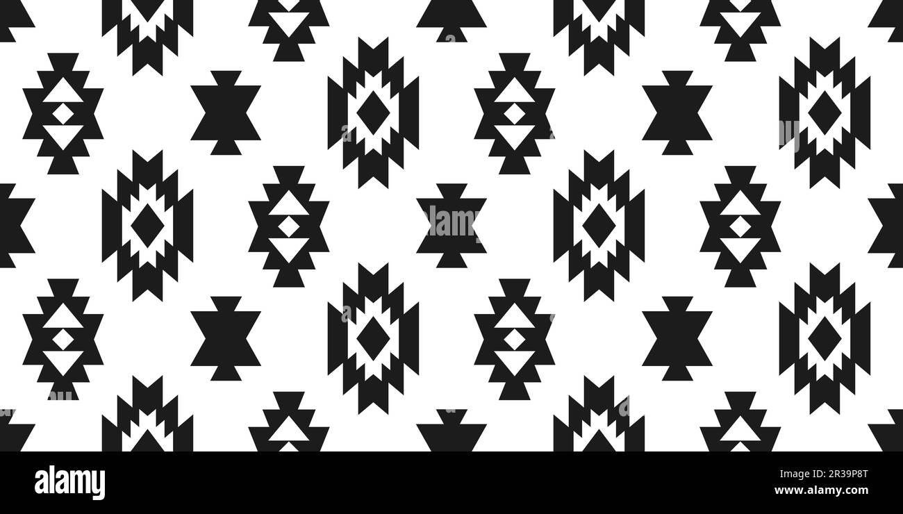 Southwestern Aztec Seamless Pattern. Navajo Print Stock Vector Image ...