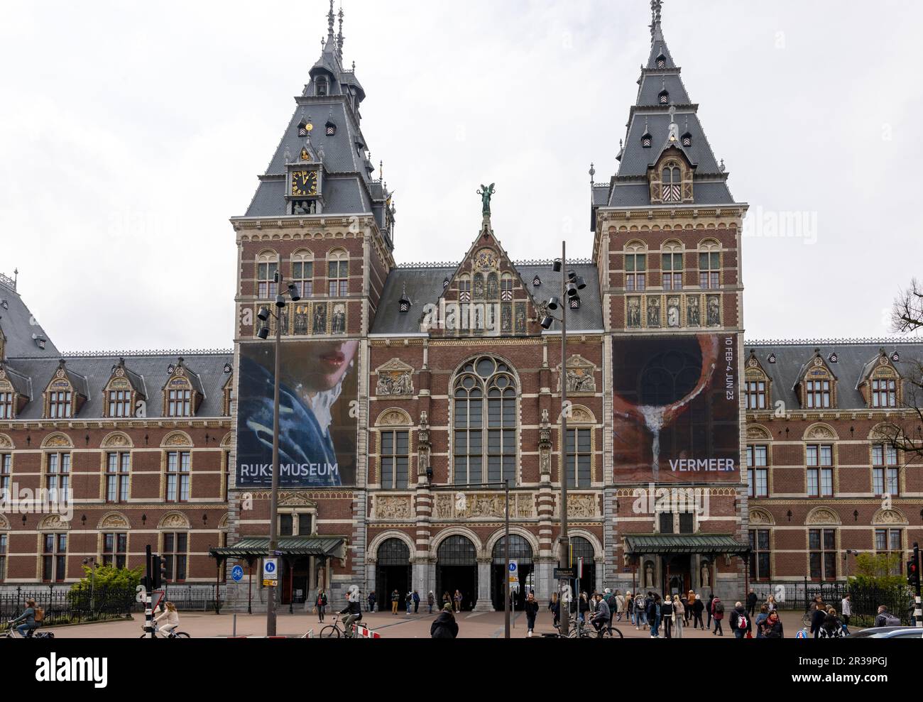 Amsterdam, Netherlands - April 21, 2023: The Rijksmuseum in Amsterdam ...