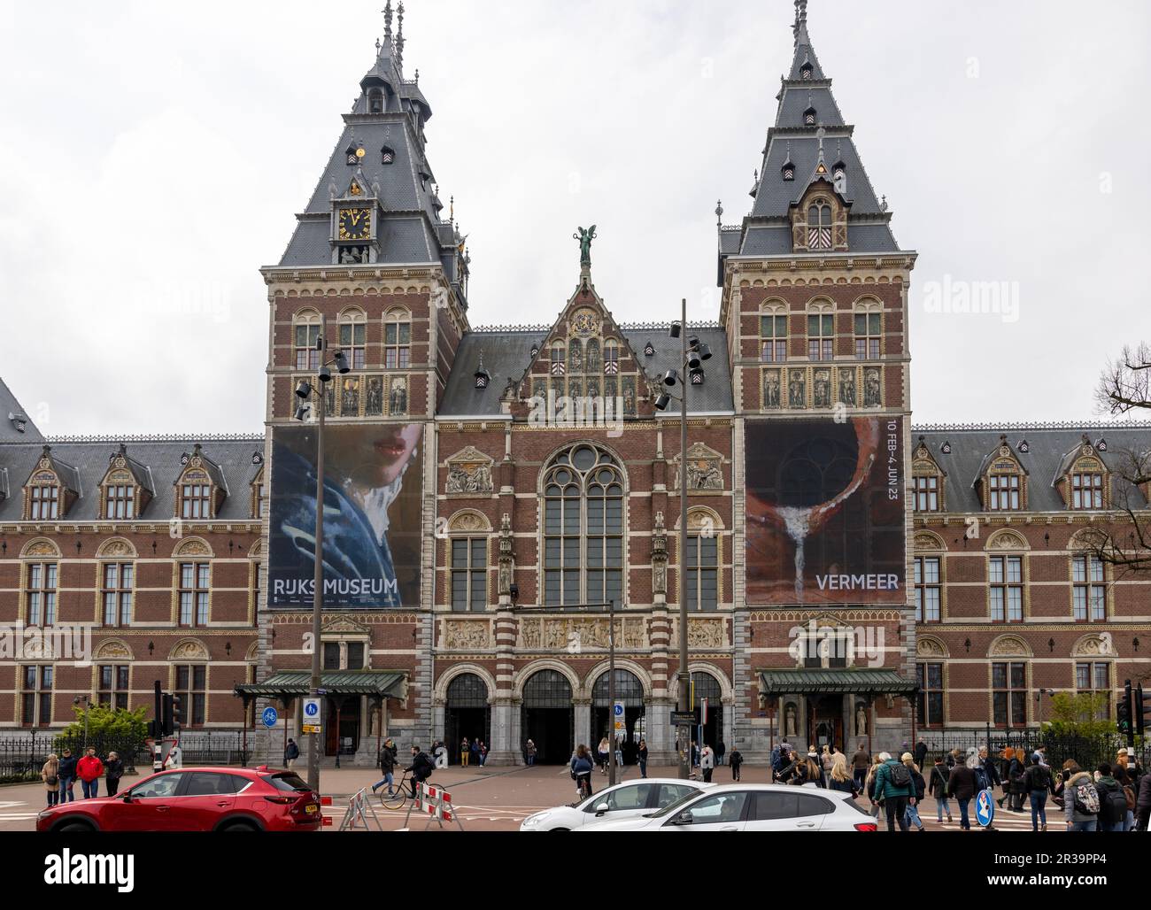 Amsterdam, Netherlands - April 21, 2023: The Rijksmuseum in Amsterdam ...