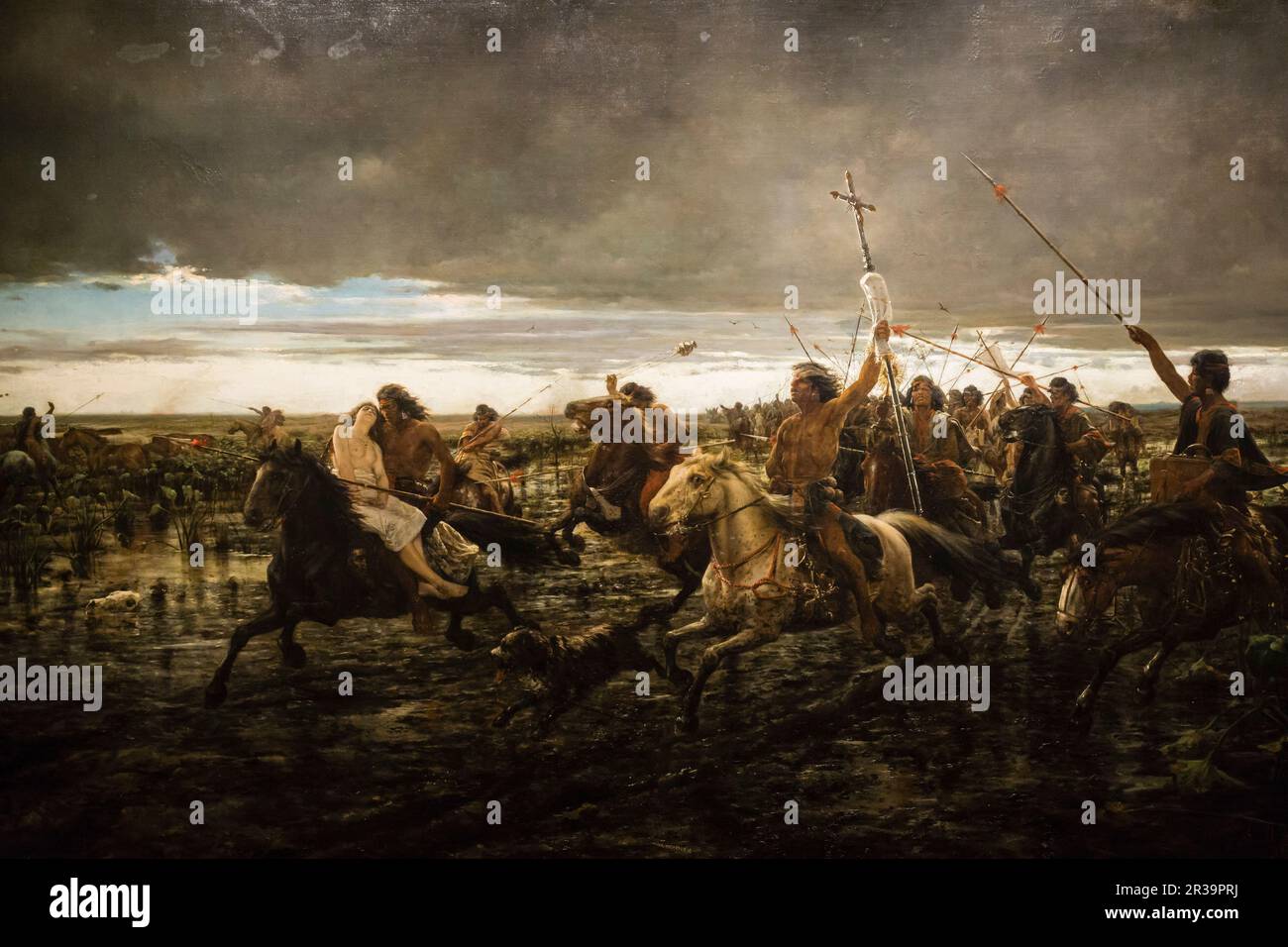 Angel Della Valle, La vuelta del malón, 1892, óleo sobre tela, Museo ...