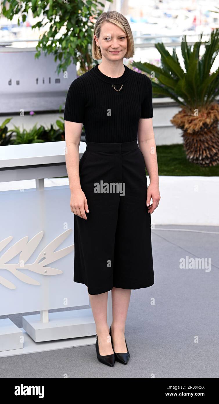 Cannes, France. 23rd May, 2023. Cannes, France. May 23rd, 2023 Mia Wasikowska at the photocall ...