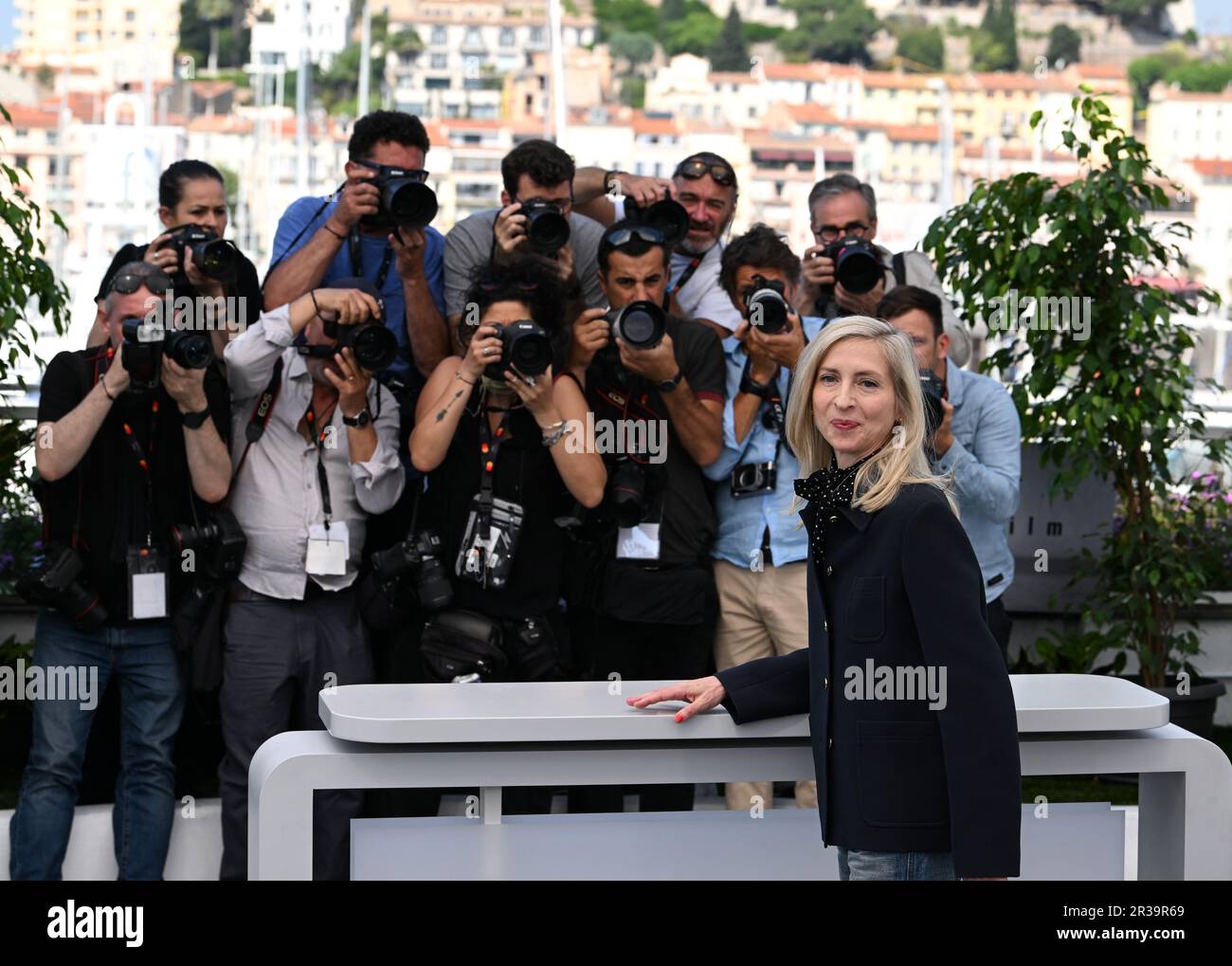 Cannes, France. 23rd May, 2023. Cannes, France. May 23rd, 2023 Jessica Hausner at the photocall ...