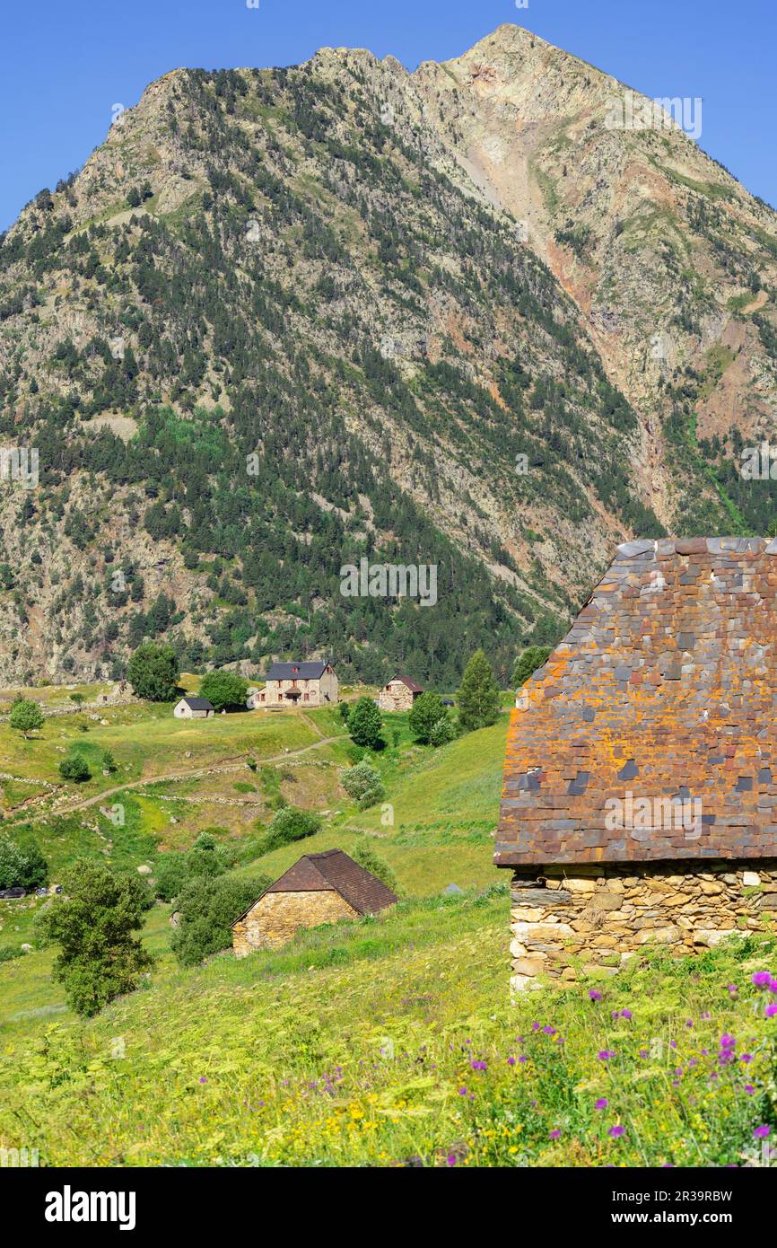 granjas de biadós, Valle de Añes Cruces, parque natural Posets-Maladeta ...