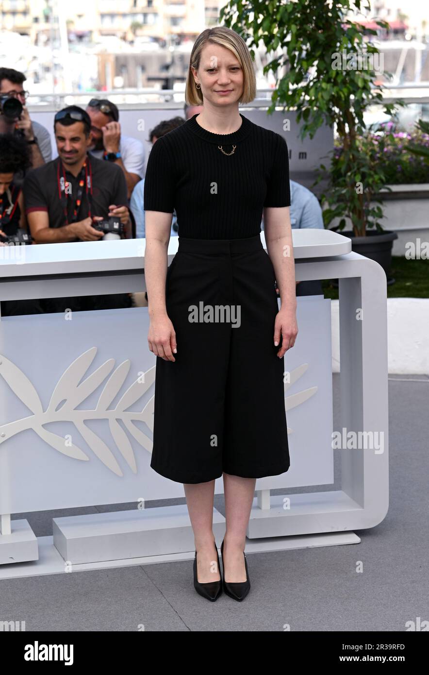 Cannes, France. 23rd May, 2023. Cannes, France. May 23rd, 2023 Mia Wasikowska at the photocall ...