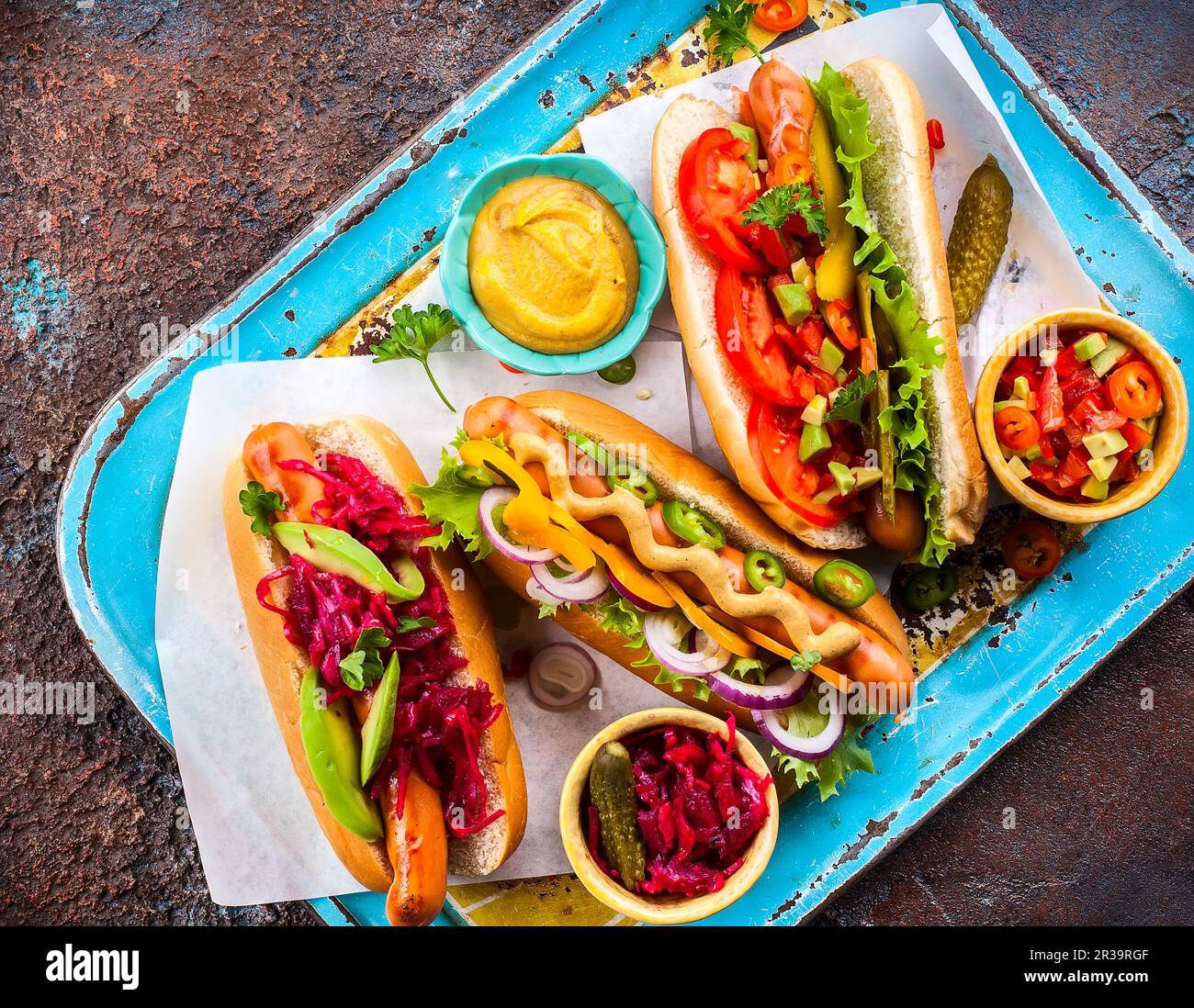 Red brown sauce cafe table hi-res stock photography and images - Alamy
