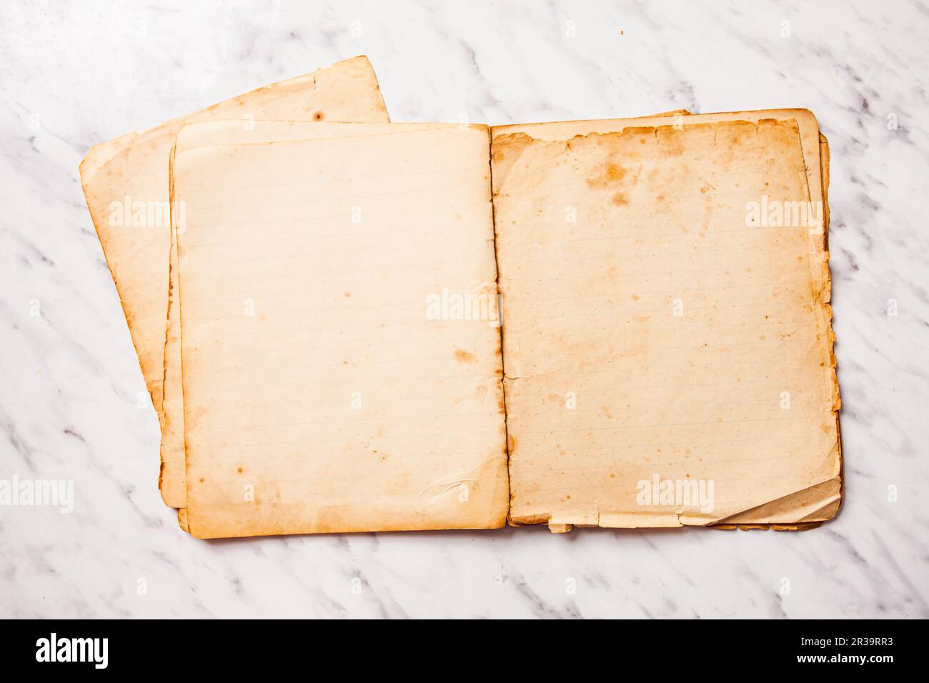 Vintage exercise book hi-res stock photography and images - Alamy