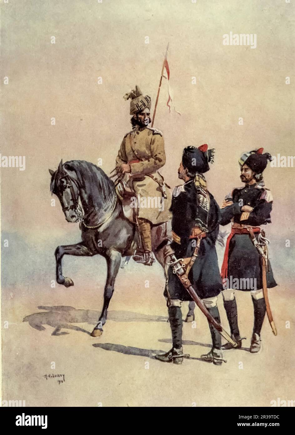 37th Lancers (Baluch Horse), 35th Scinde Horse, and 36th Jacob's Horse (of the Derajat District ...