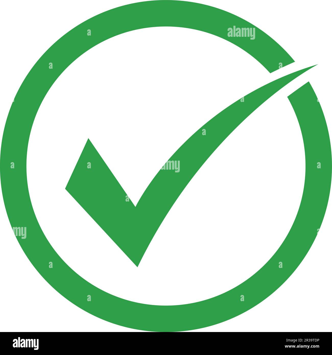green check mark icon vector design Stock Vector Image & Art - Alamy