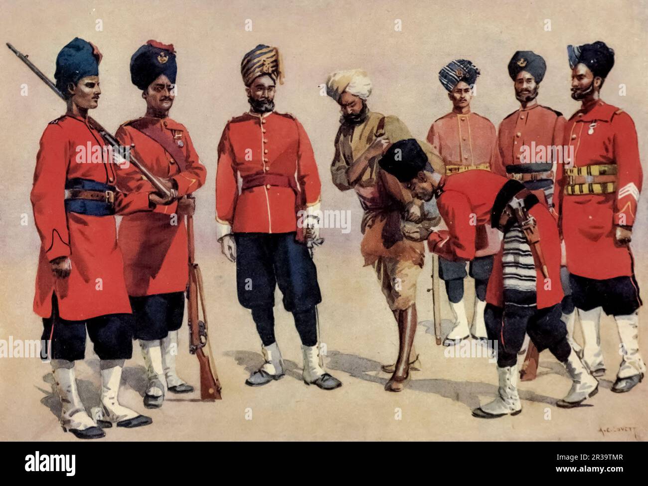 Rajput Regiments From left to right: 13th Rajputs (the Shekhawati ...