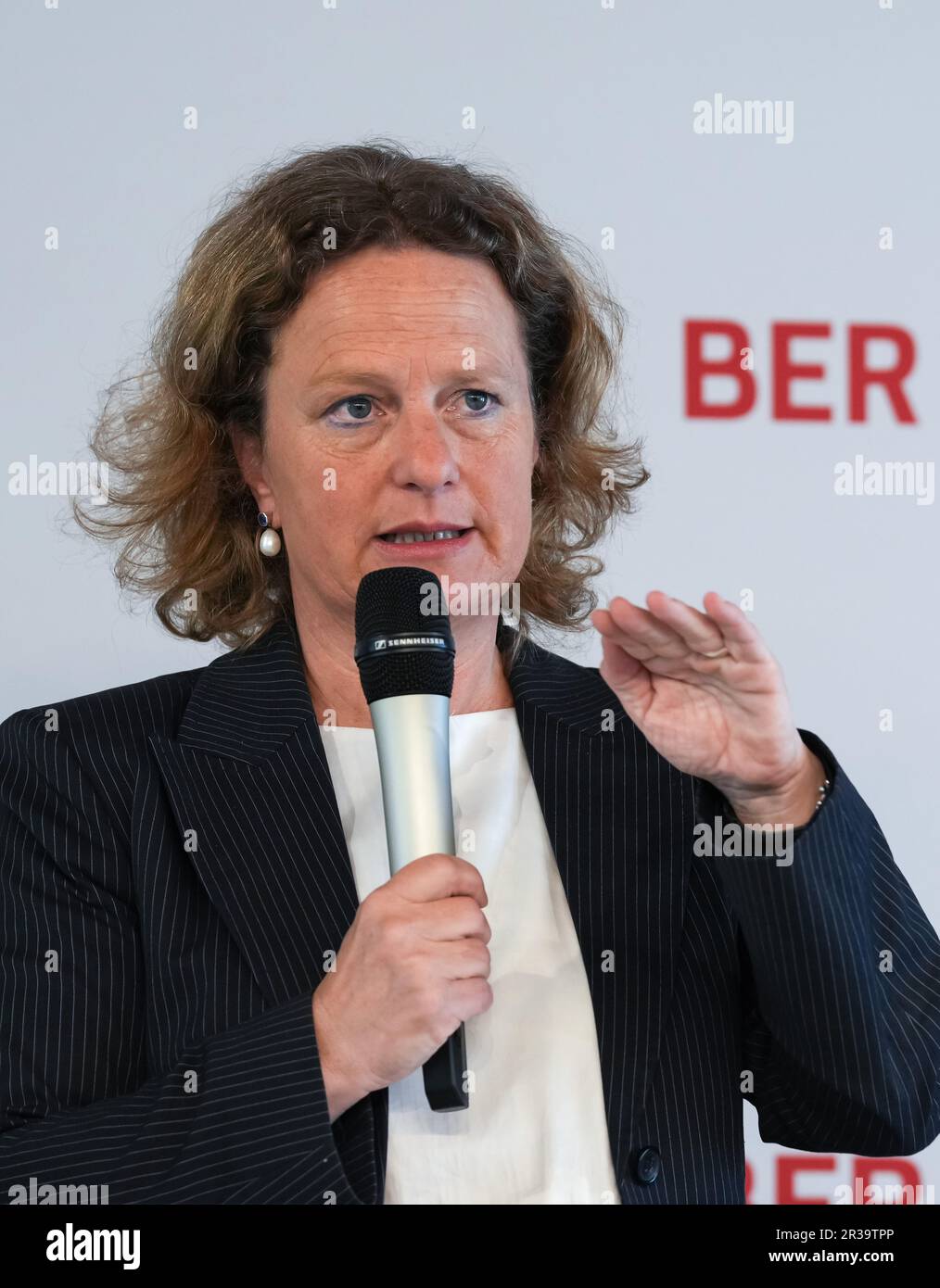 23 May 2023, Brandenburg, Schönefeld: Managing Director Aletta von ...