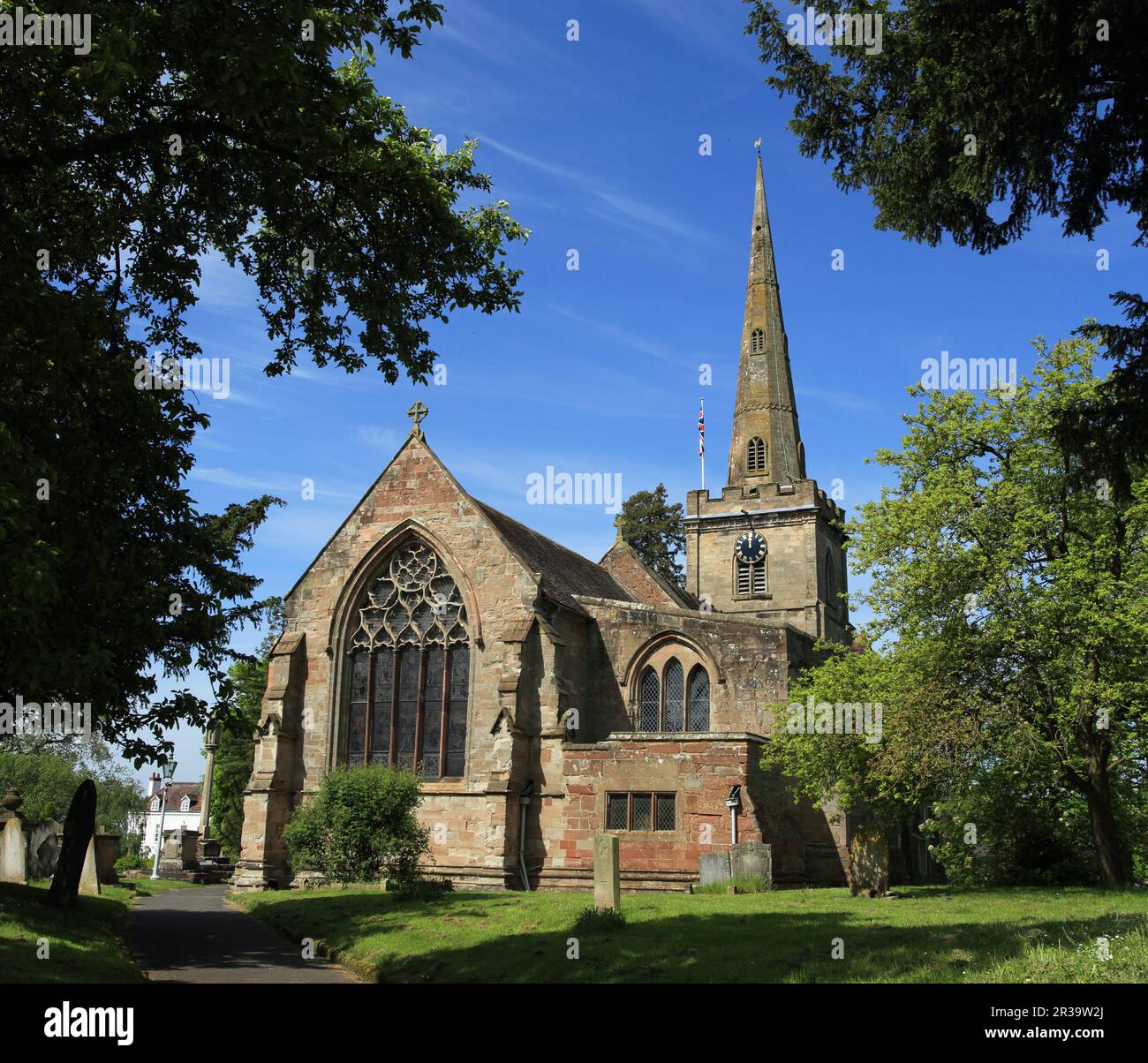 St Cassian's church, Chaddesley Corbett, Worcestershire, England, UK ...