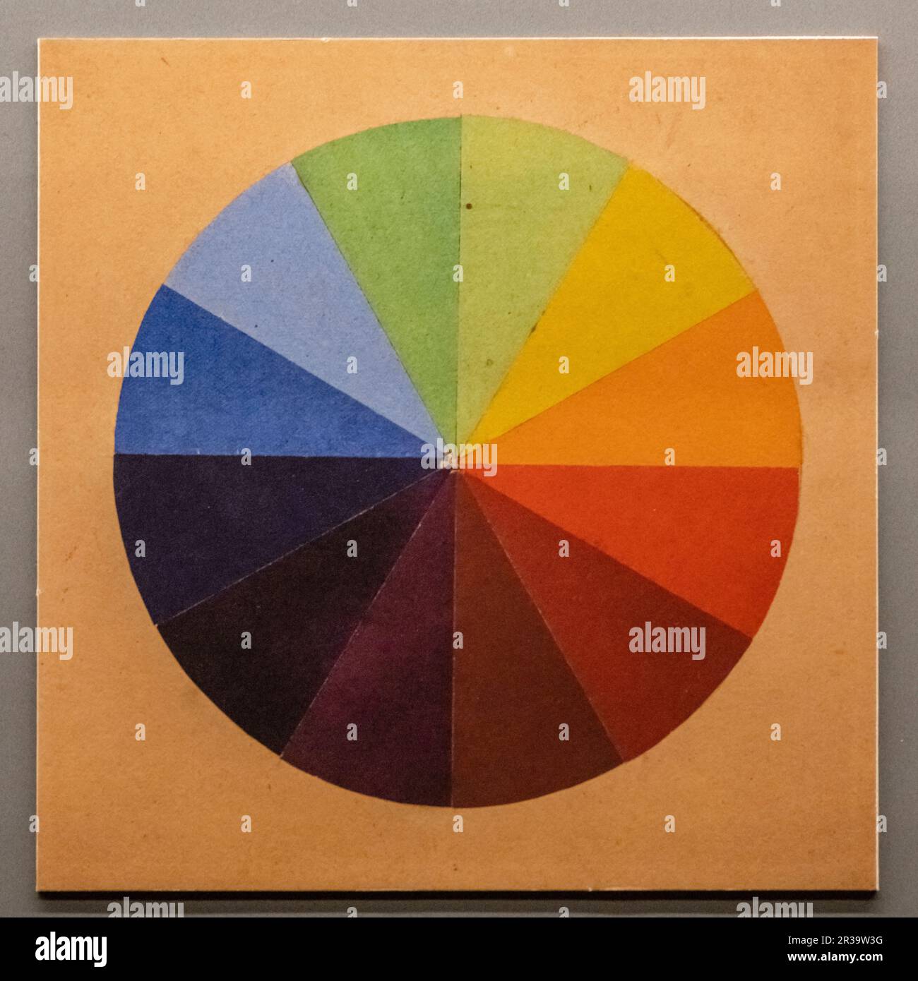 12 parts coloured wheel, Reinhold Rossig from the lessons with Wassily ...