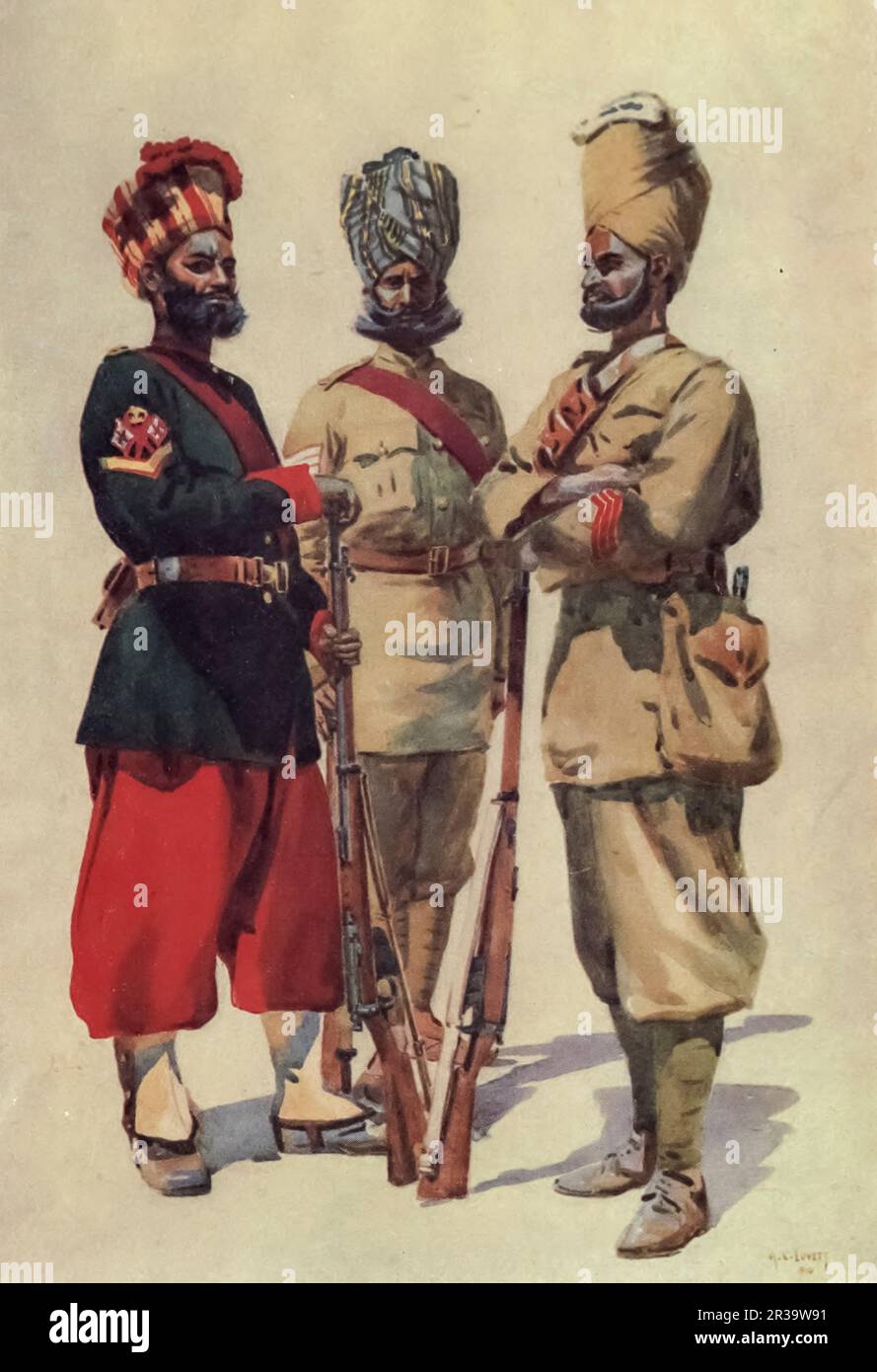 43rd Erinpura Regiment / Colour Havildar 44th Merwara Infantry ...