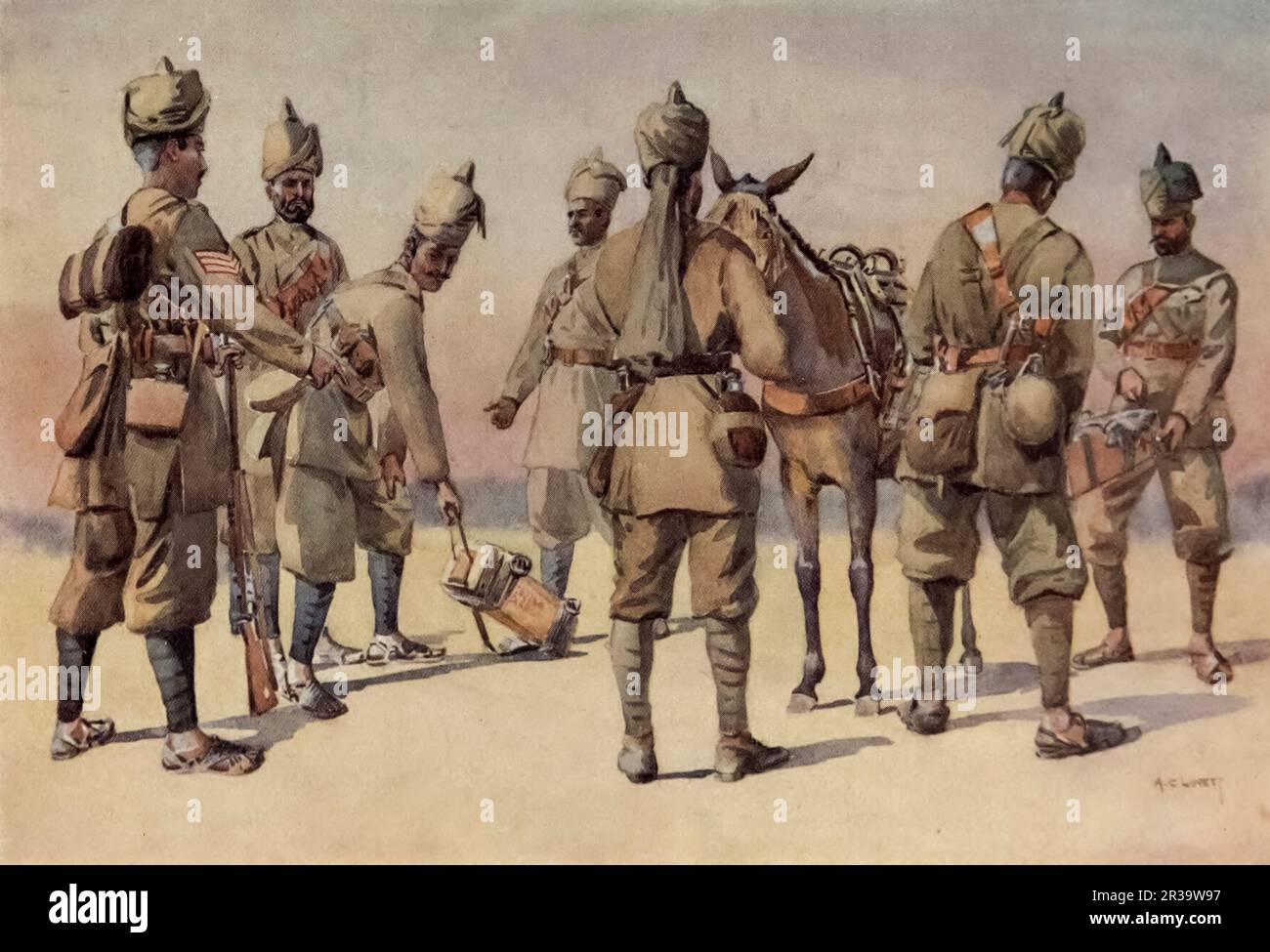 46th and 33rd Punjabis Havildar. Afridis (Zakka Khel, Kuki Khel ...