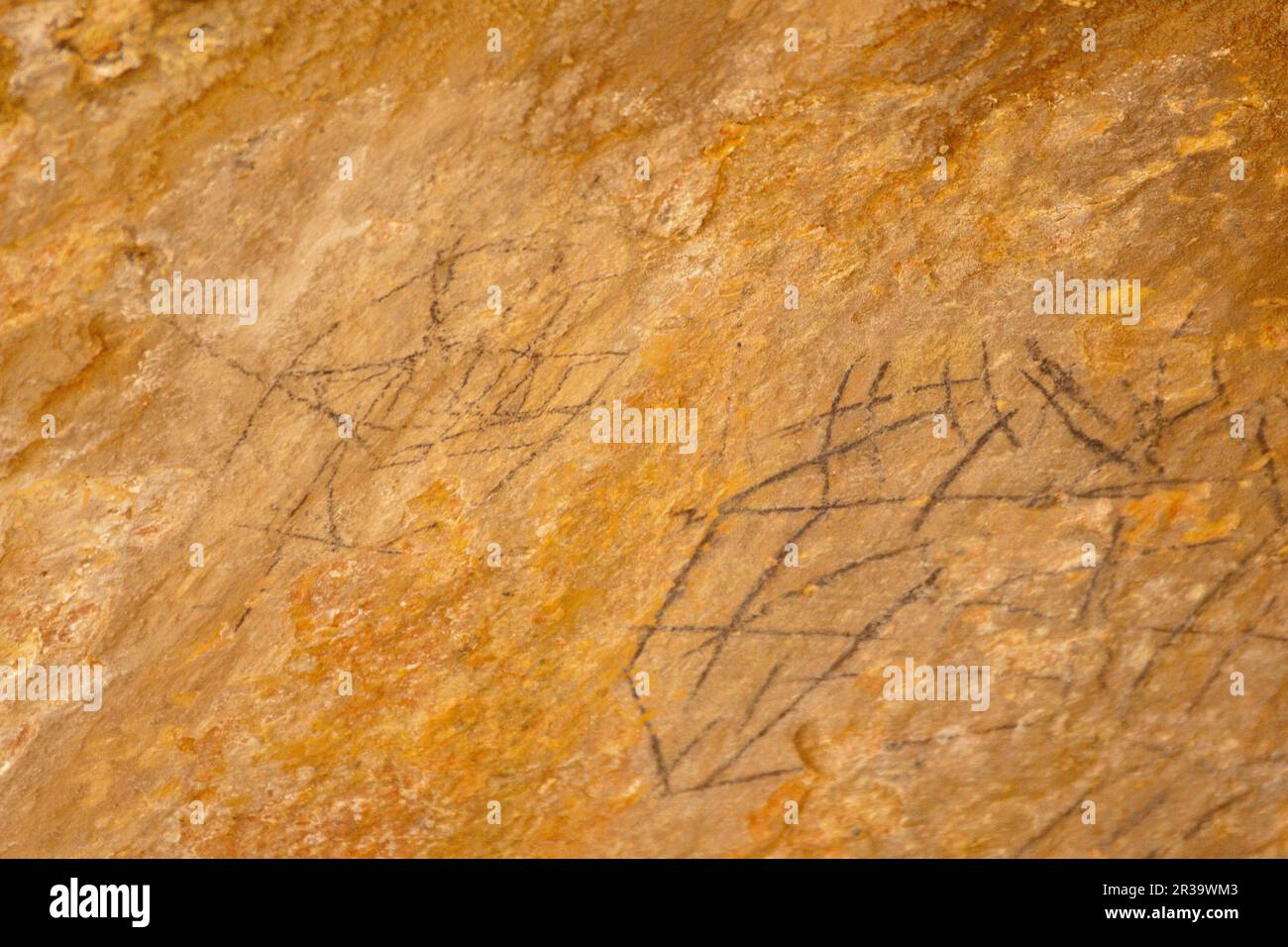 Pinturas rupestres de epoca pre romana,Cova Des Vi. Cap Nunó.Ses ...