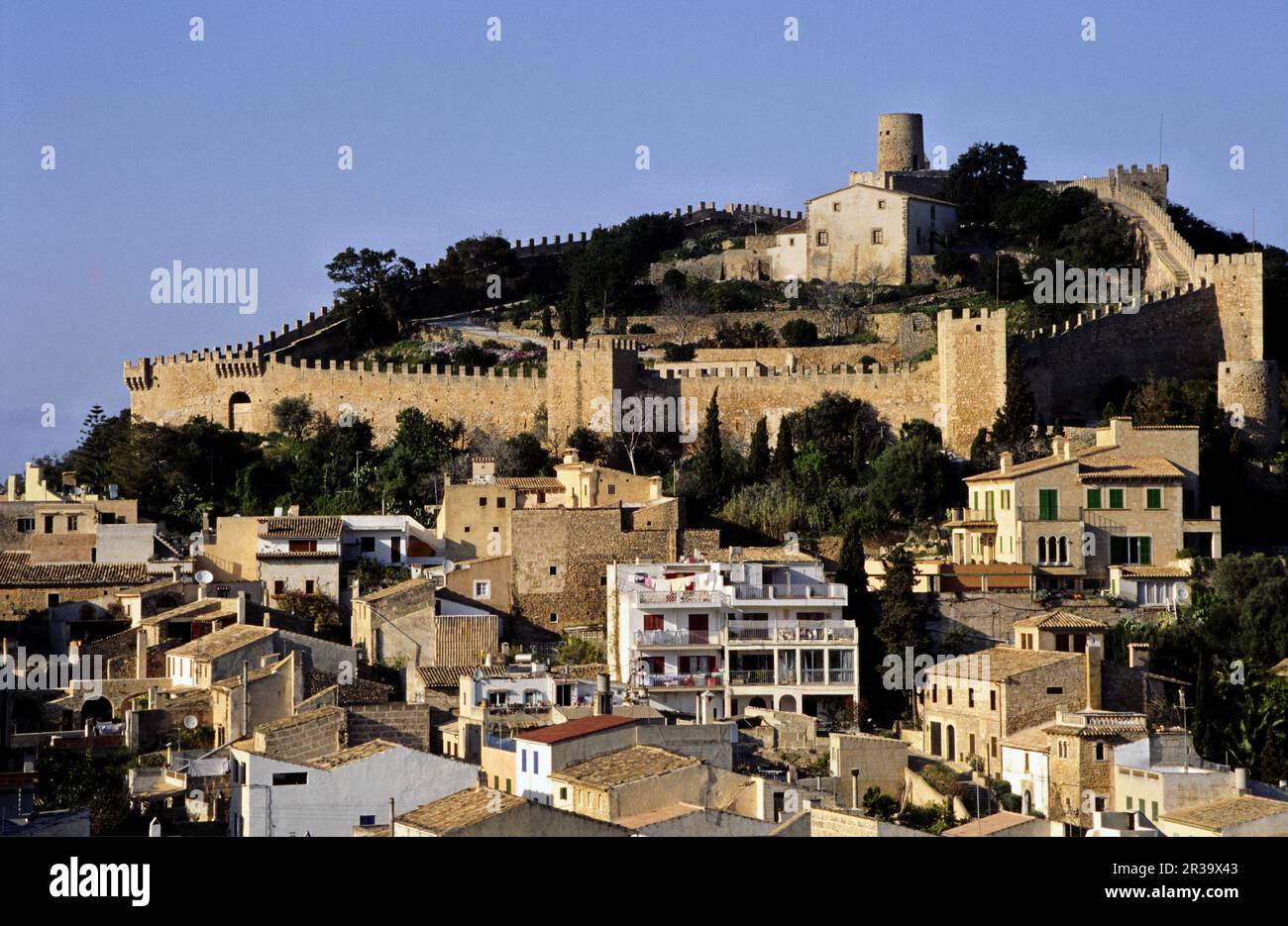 Castillo de Capdepera (s.XII-XIV). Mallorca. Baleares.España Stock ...