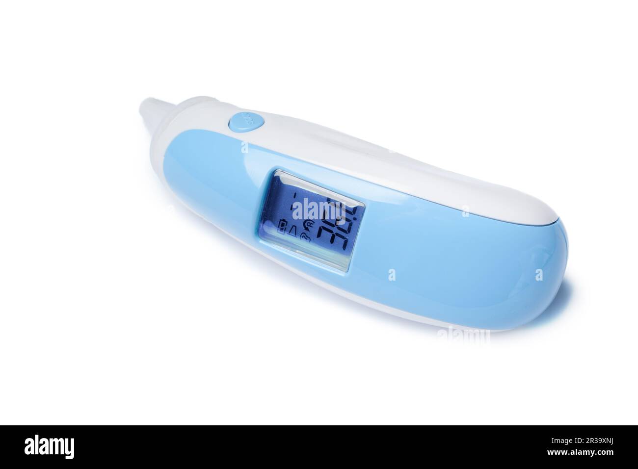 Electronic modern thermometer isolated Stock Photo - Alamy
