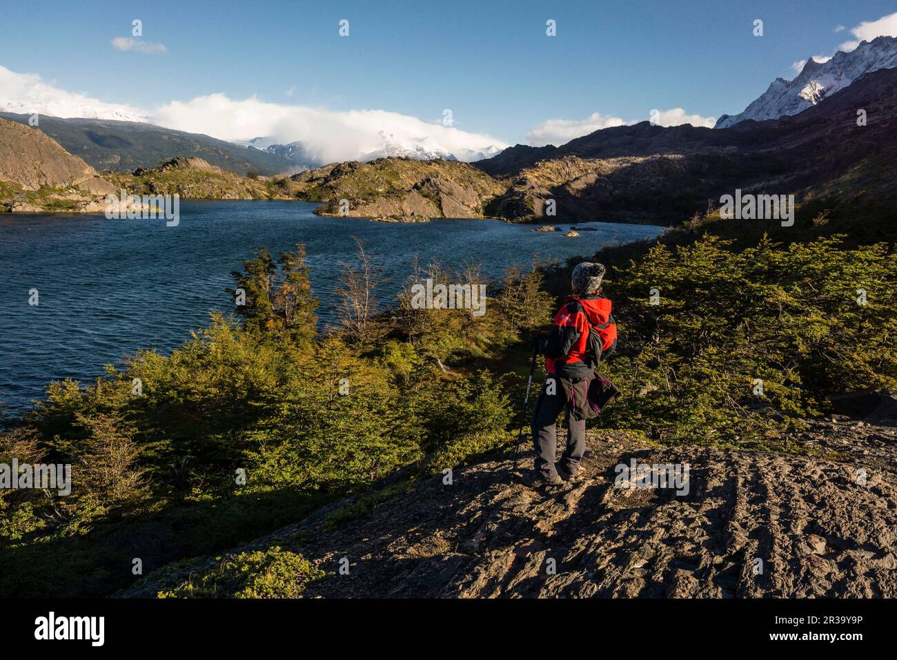 lago Los Patos, trekking W, Parque nacional Torres del Paine,Sistema ...