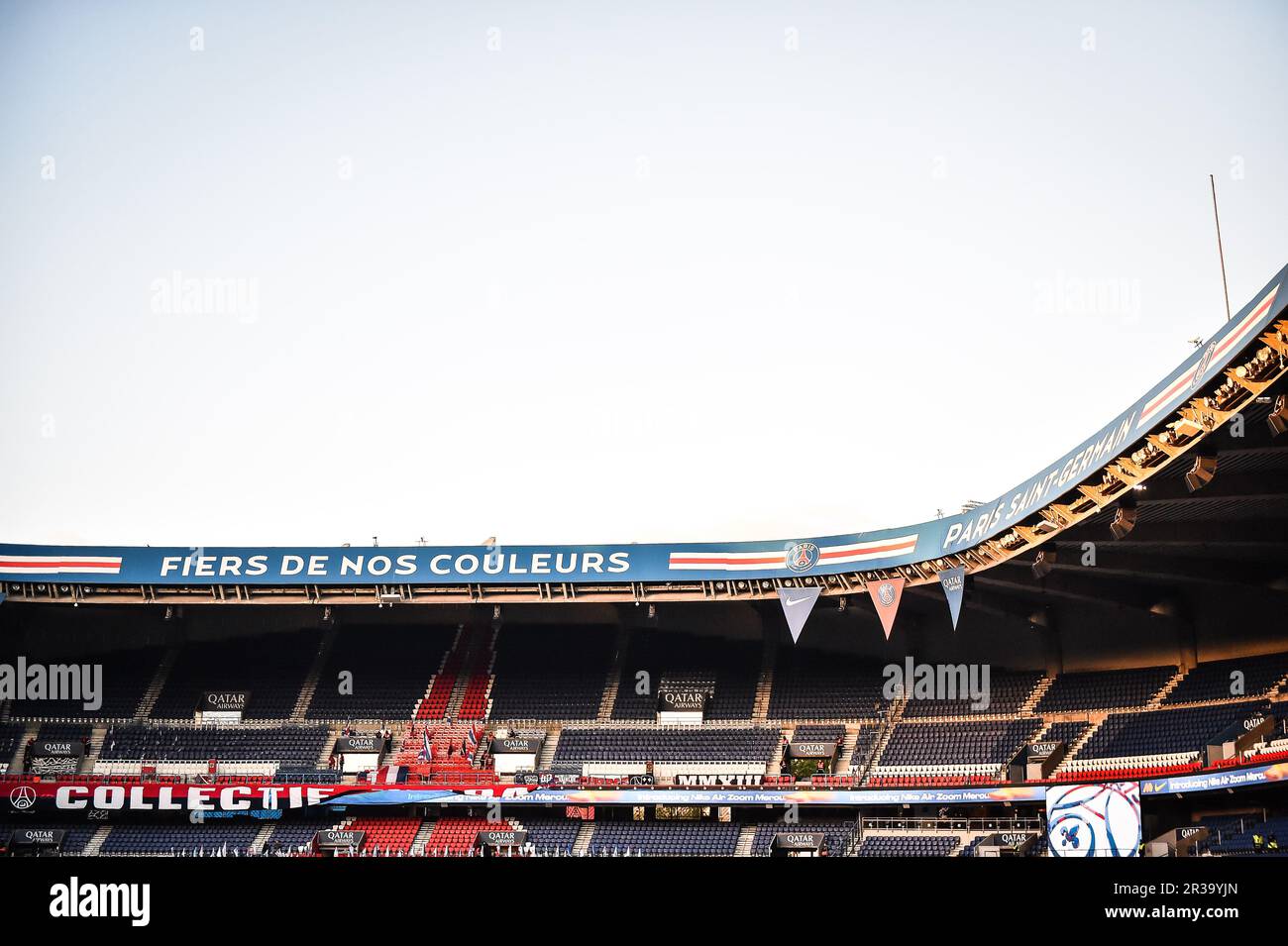 Illustration during the French championship Ligue 1 football match ...