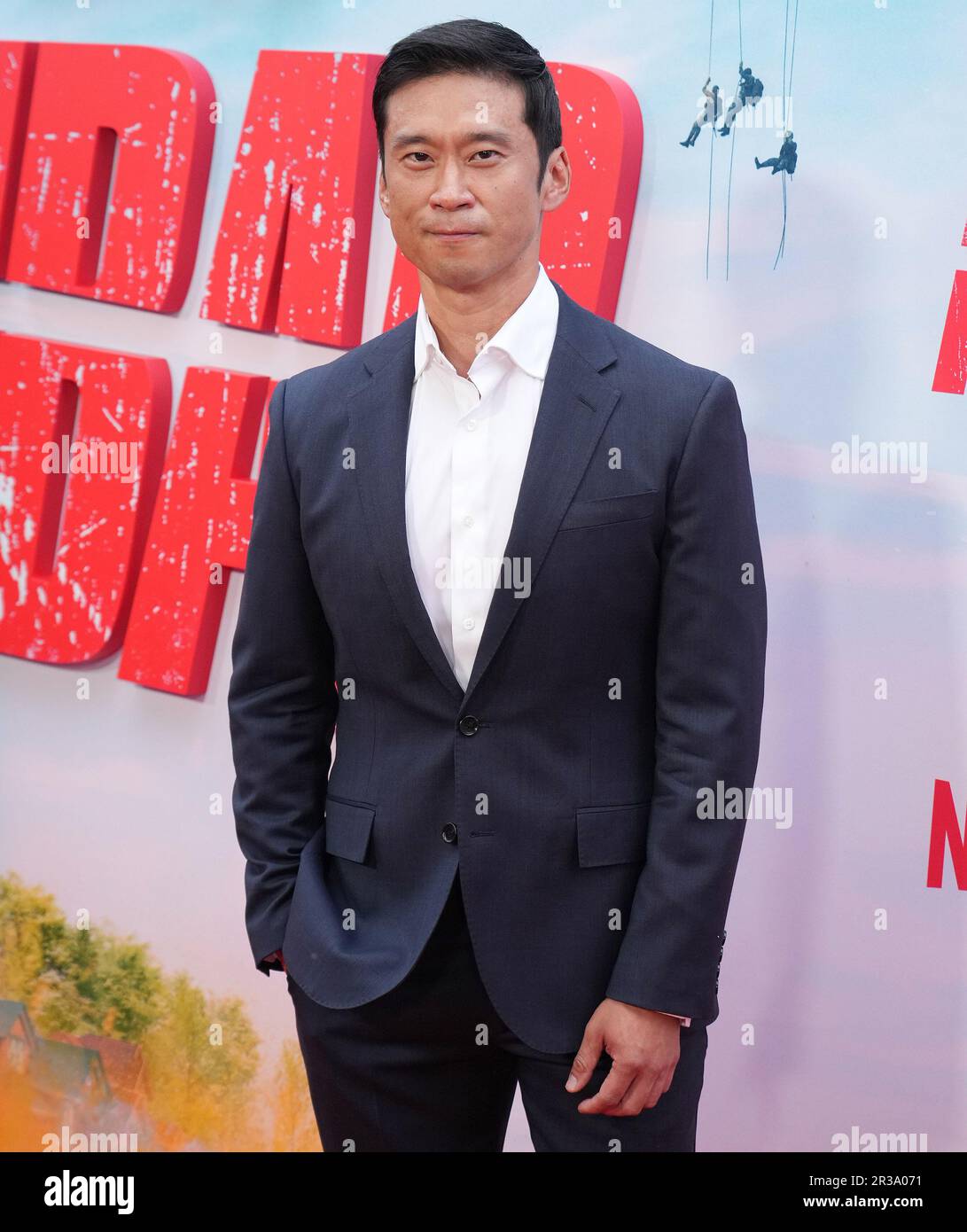 Los Angeles, USA. 22nd May, 2023. Eugene Kim arrives at the Netflix's ...