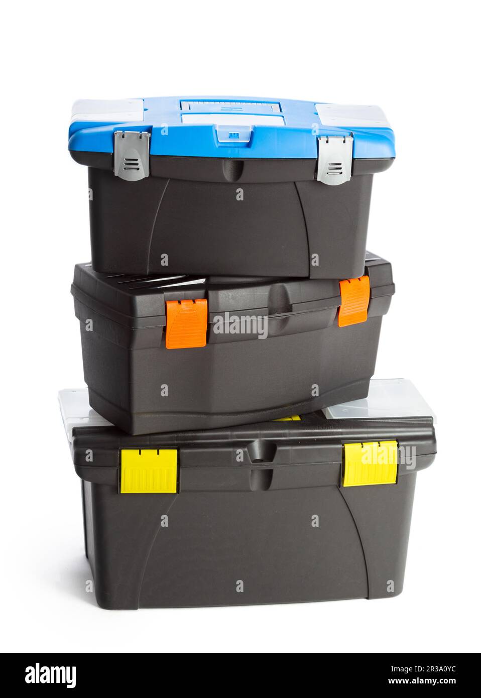 Toolkit box isolated on the white background Stock Photo - Alamy
