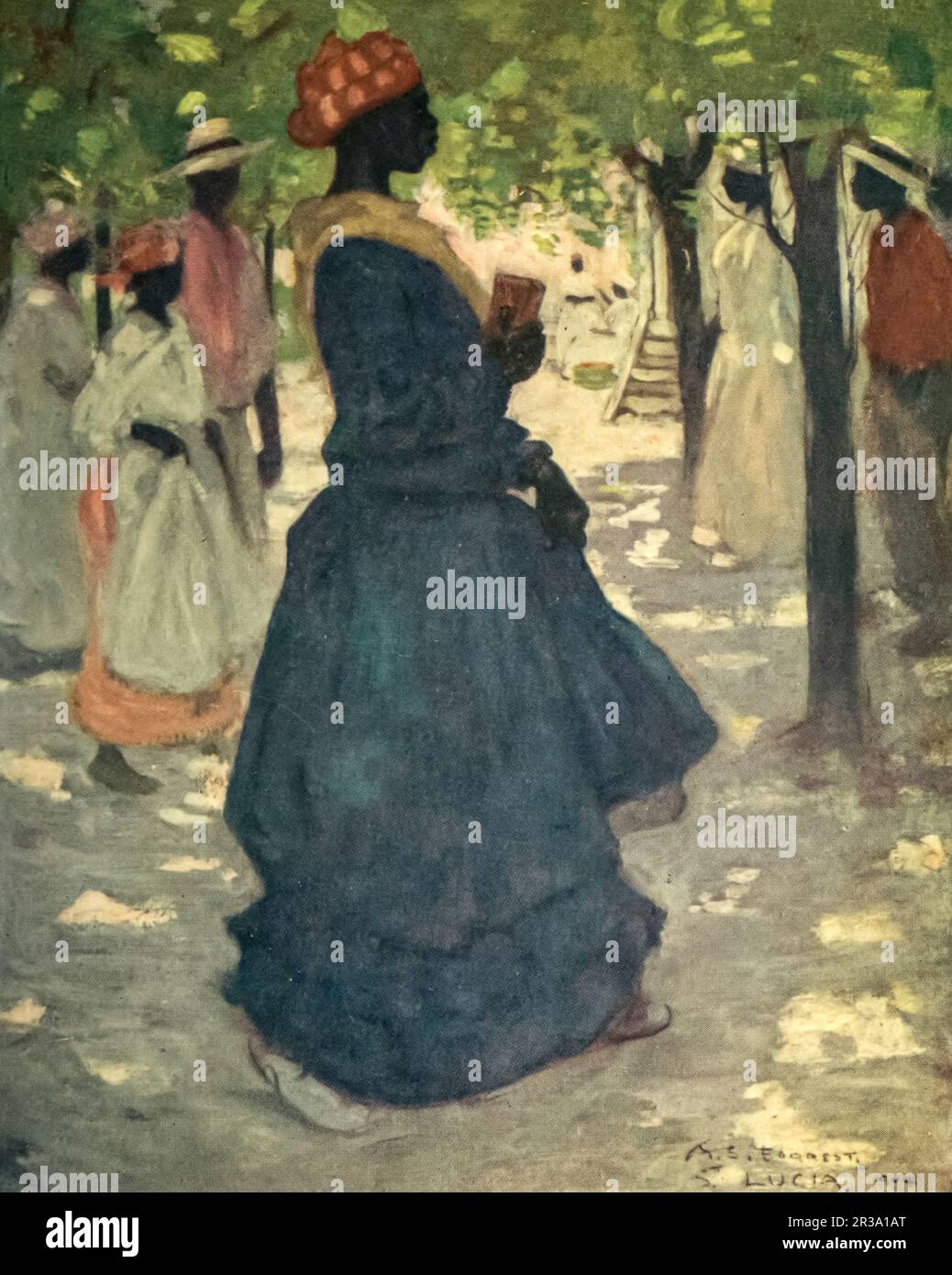 Going to Church Painted by Archibald Stevenson (A. S.) Forrest, from ...