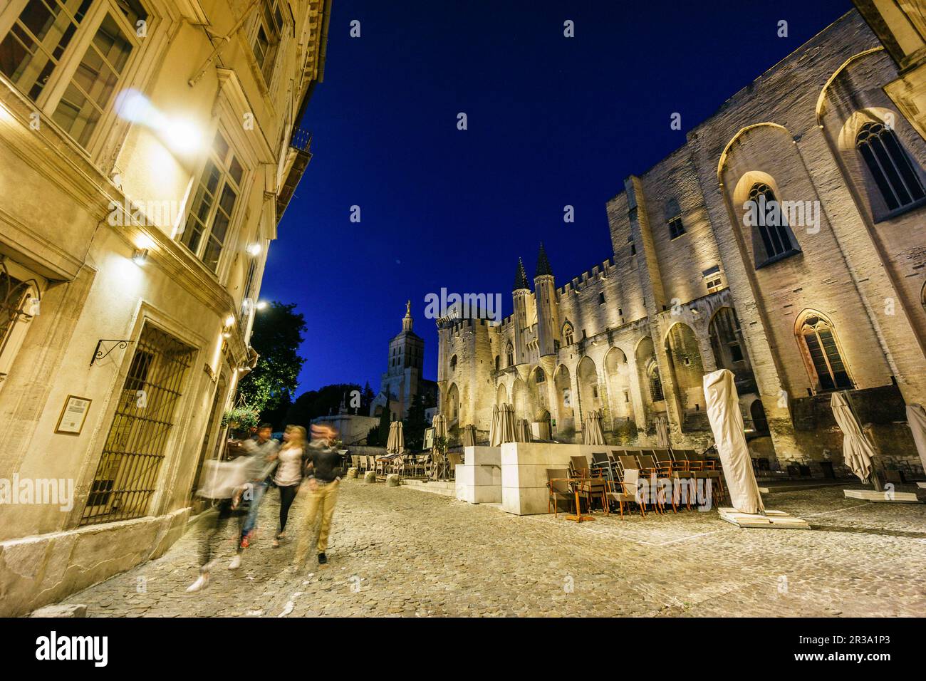 Palacio de los Papas, gotico medieval,Avignon,Francia, Europa Stock ...