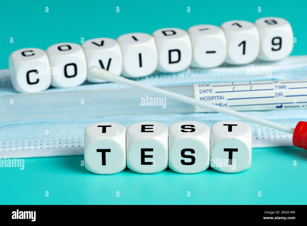 Covid-19 - test sample tube Stock Photo - Alamy
