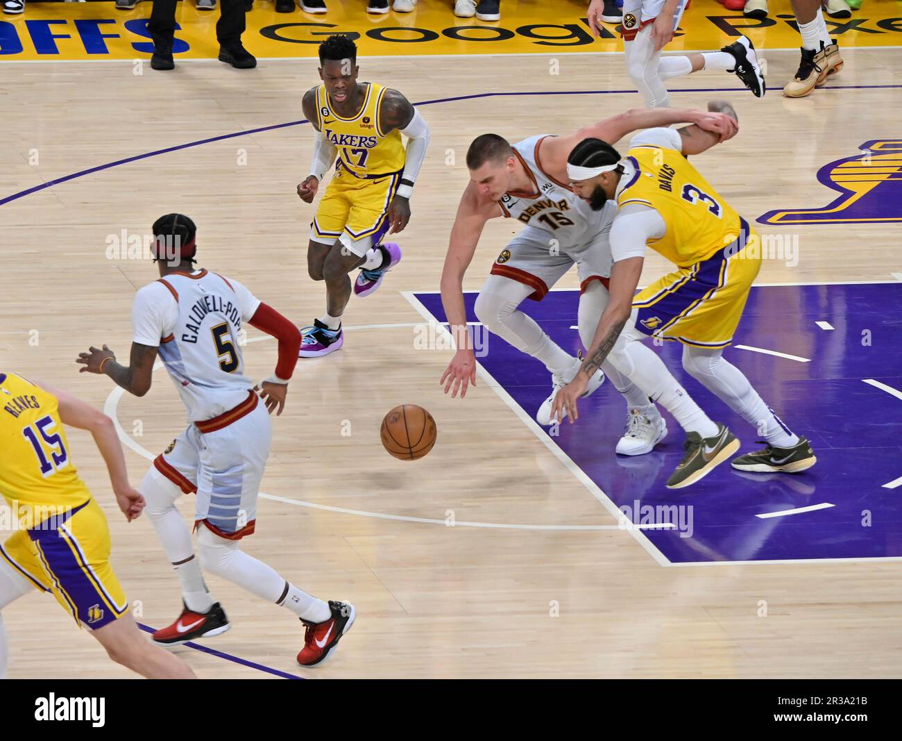 Los Angeles, United States. 22nd May, 2023. Denver Nuggets center ...