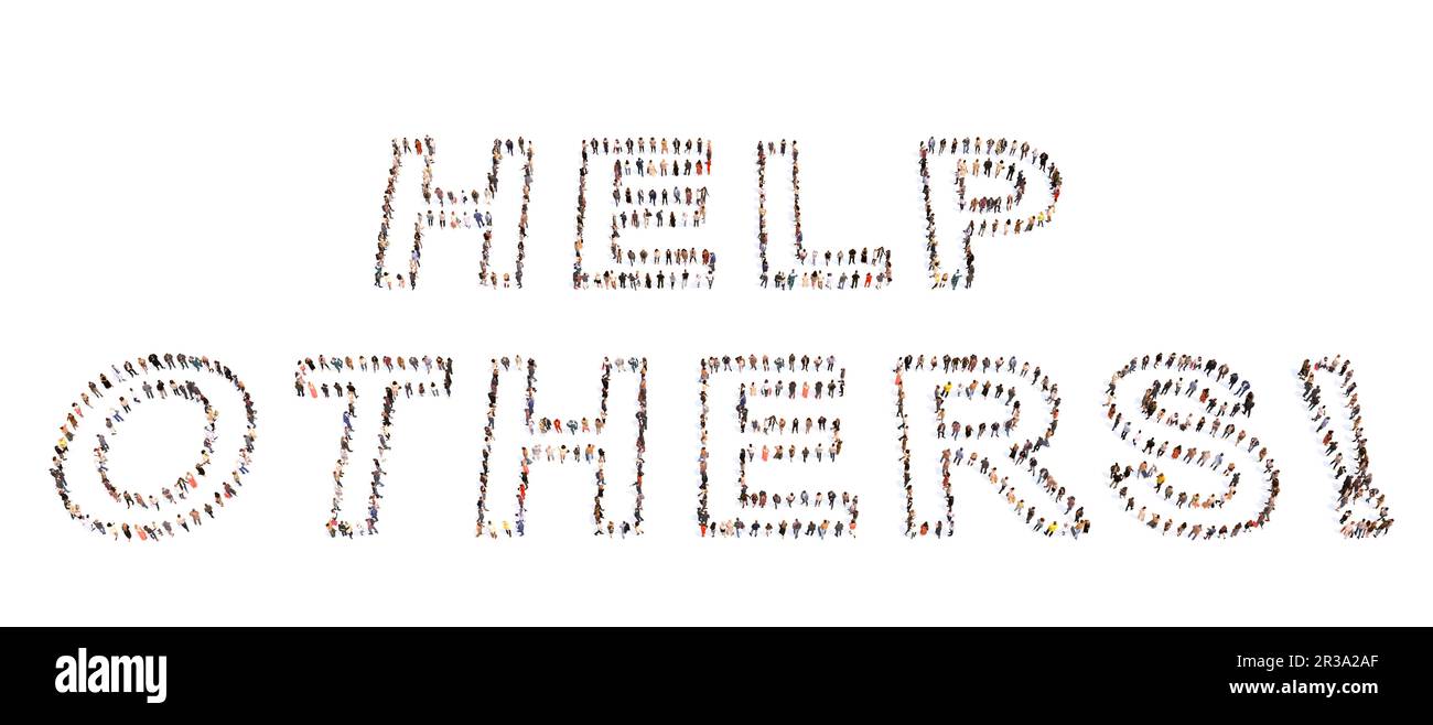 Helping others community Cut Out Stock Images & Pictures - Alamy