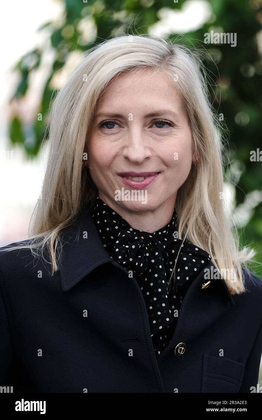Cannes, France. 23rd May, 2023. Jessica Hausner photographed during the ...