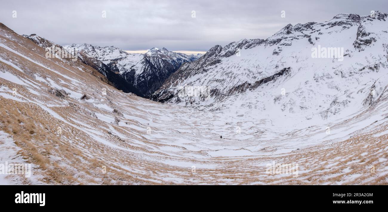 Puerto Viejo de Bielsa, Huesca, Aragón, cordillera de los Pirineos ...