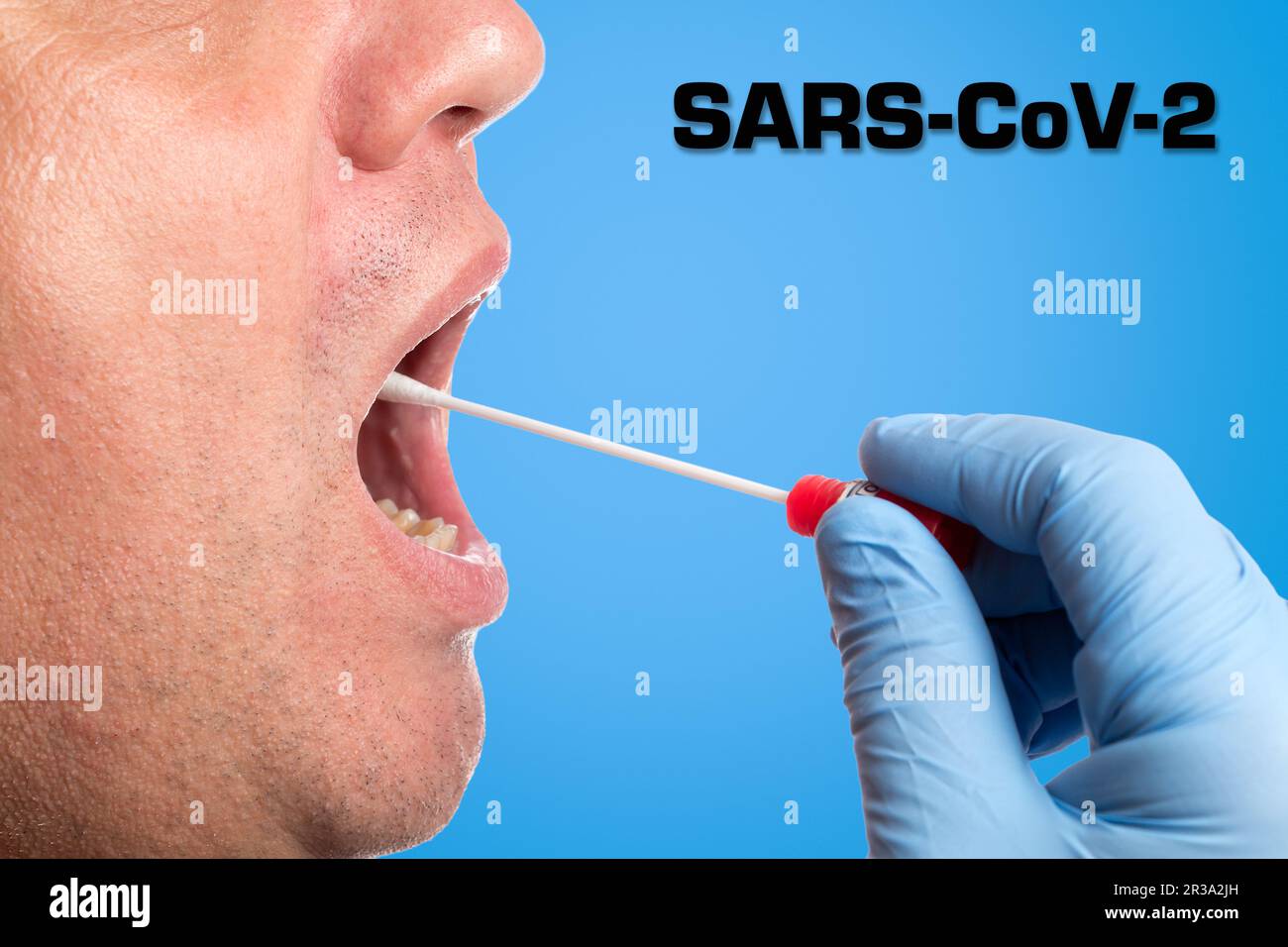 COVID-19 test, DNA wipe test Stock Photo - Alamy