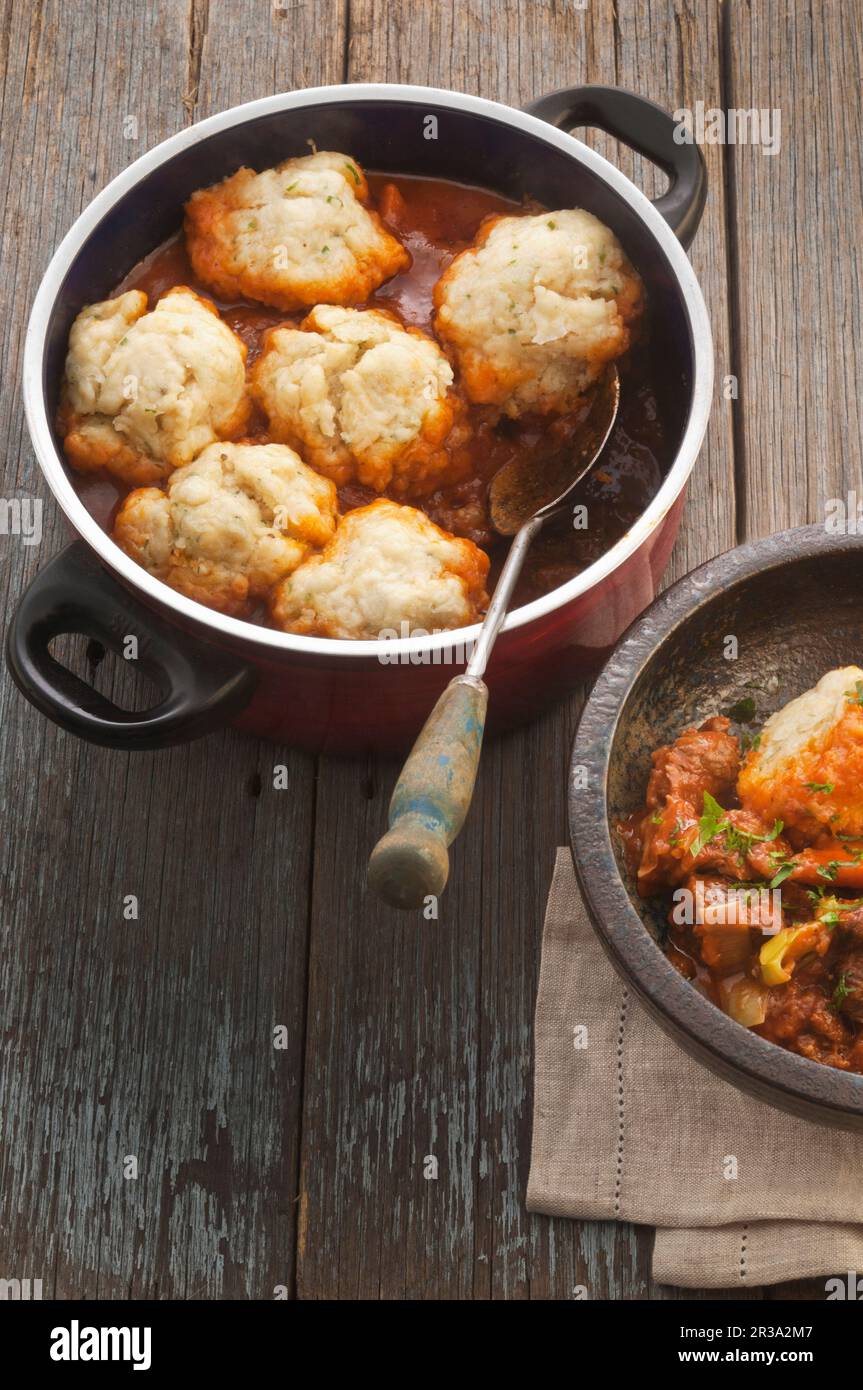 Beef hotpot and dumpling hi-res stock photography and images - Alamy