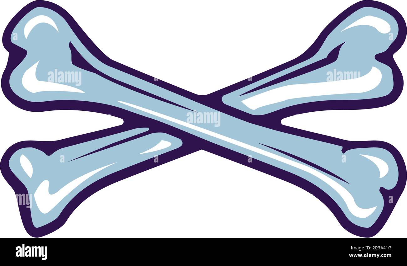 Crossed bones vector illustration Stock Vector Image & Art - Alamy