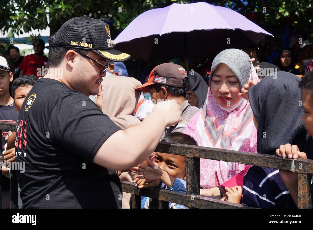 The regent of Kediri Hanindhito Himawan Pramana (Mas Dhito) On the ...
