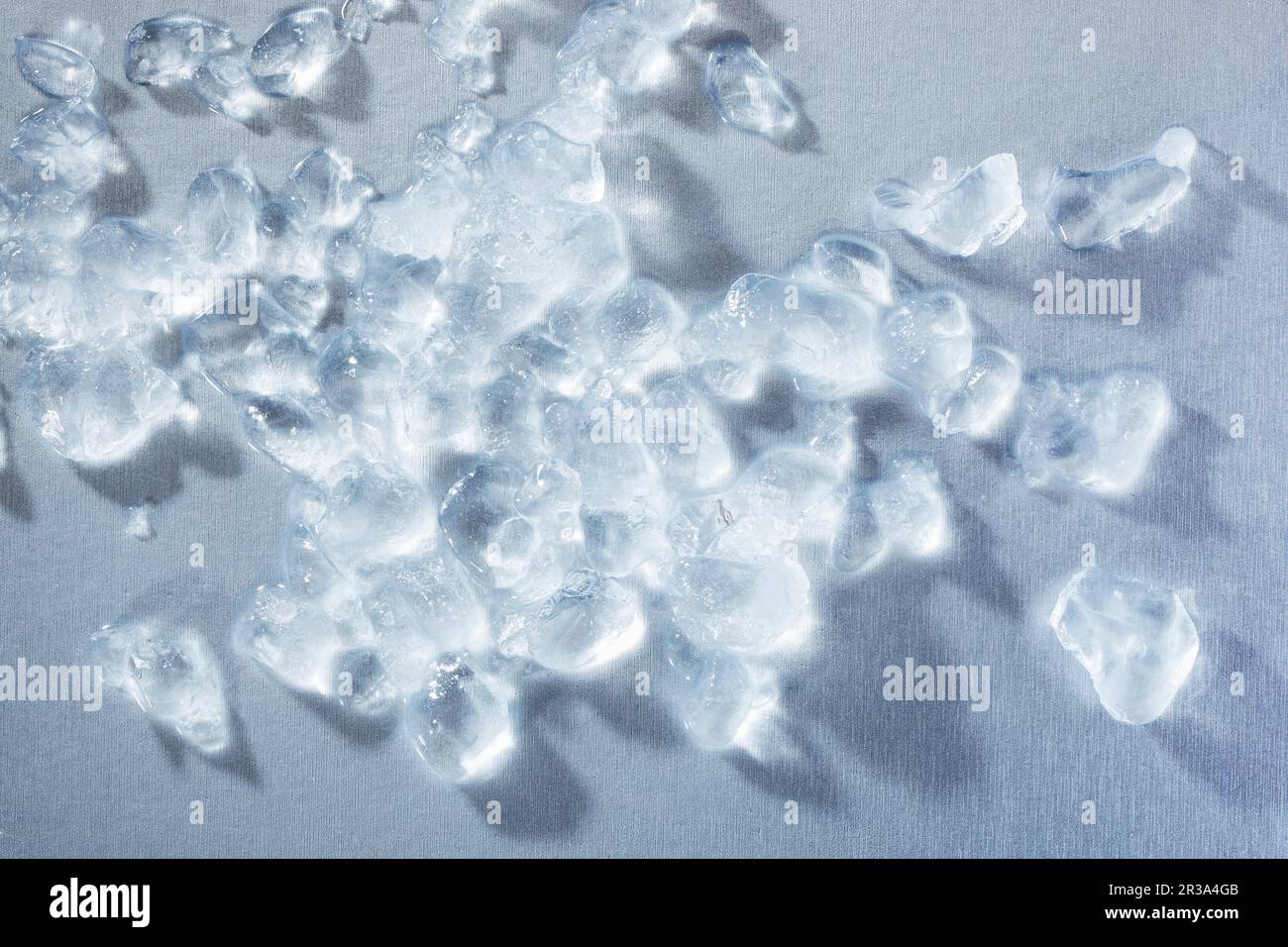 Top view ice cubes inside hi-res stock photography and images - Alamy