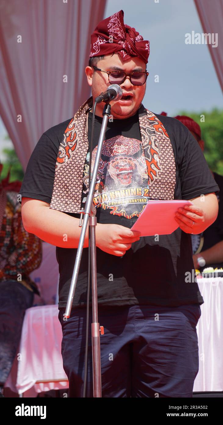 The regent of Kediri Hanindhito Himawan Pramana (Mas Dhito) On the ...