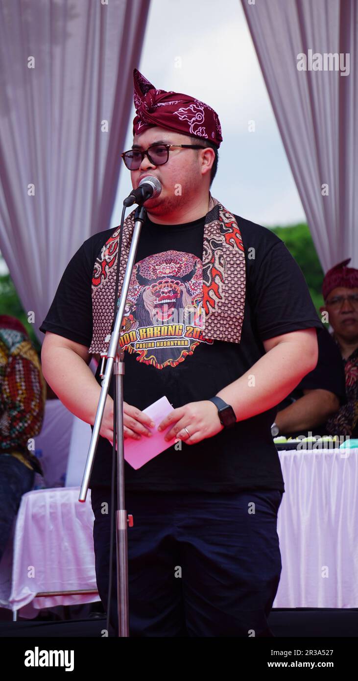The regent of Kediri Hanindhito Himawan Pramana (Mas Dhito) On the ...