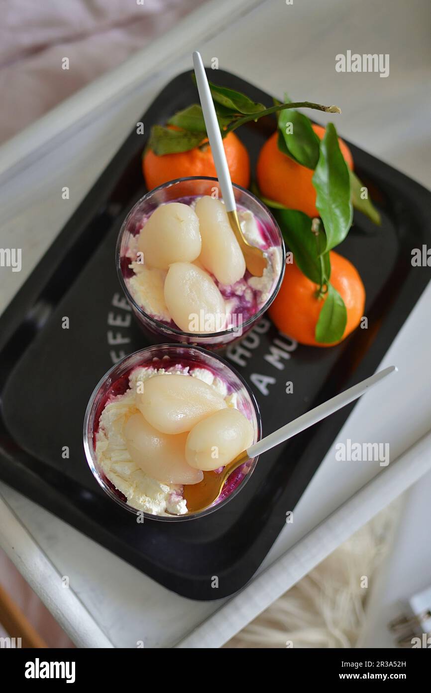 Lychee dish hi-res stock photography and images - Alamy