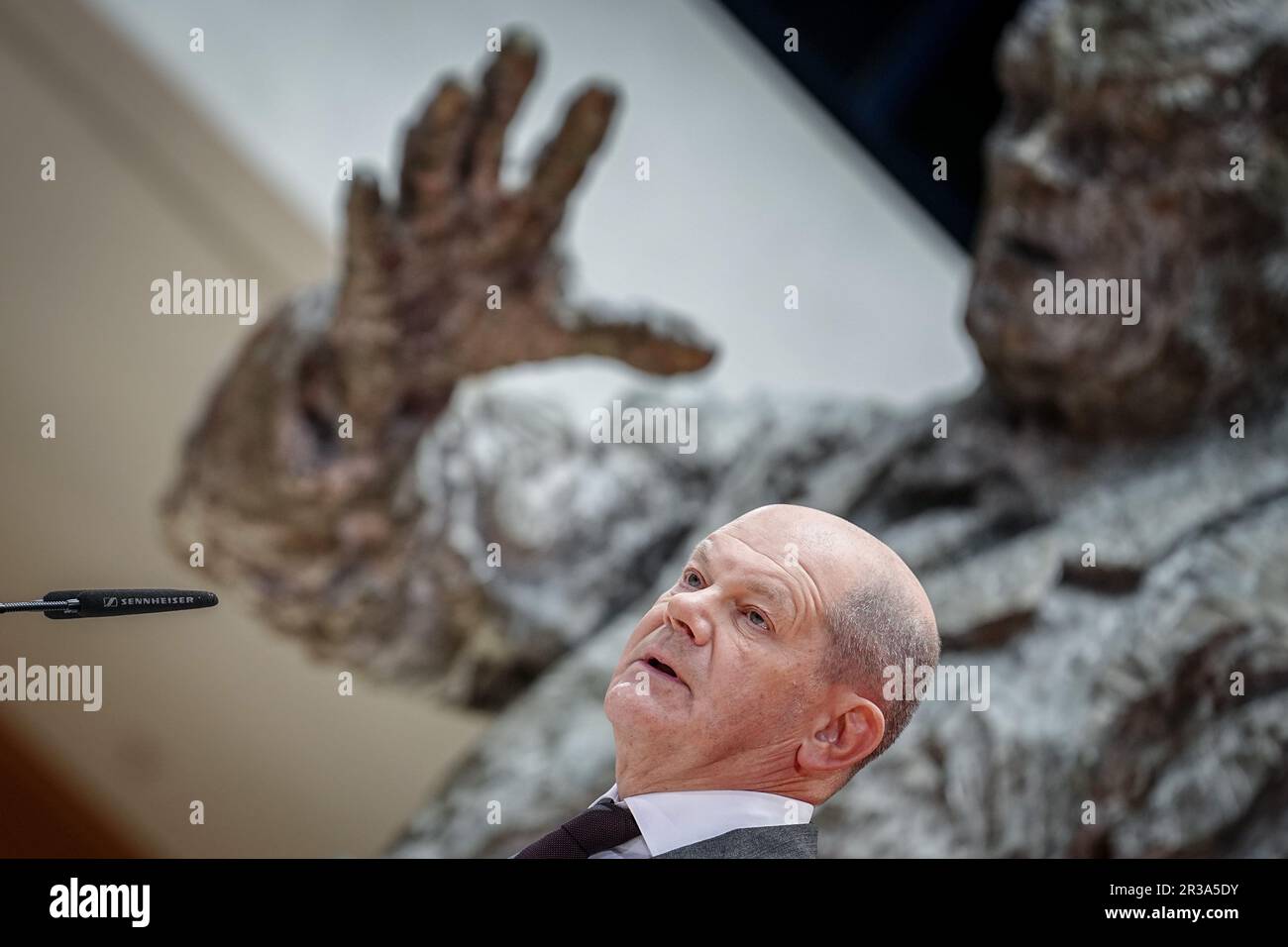 Berlin, Germany. 23rd May, 2023. German Chancellor Olaf Scholz (SPD ...
