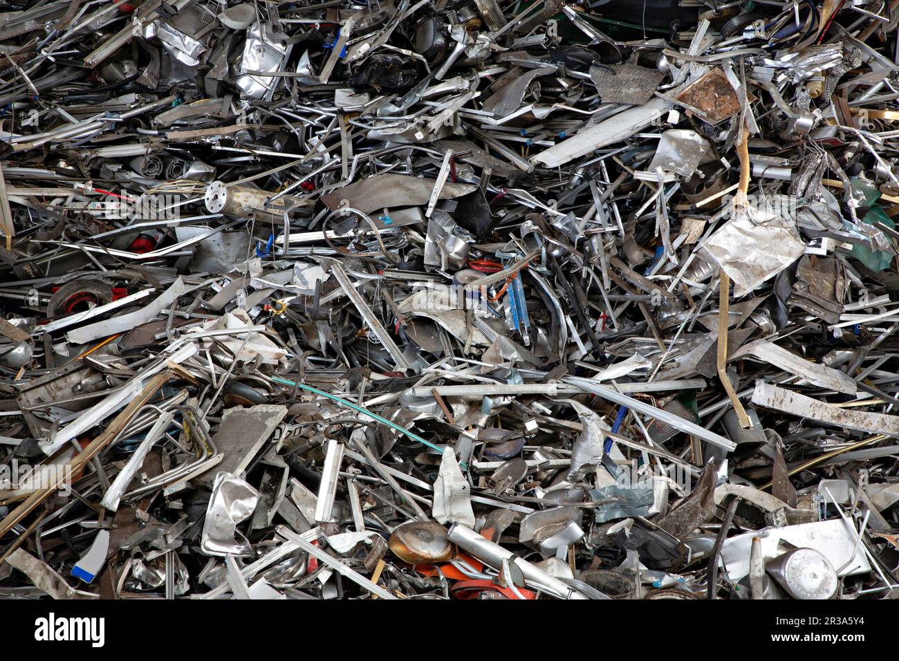 Scrap iron in a scrap yard Stock Photo - Alamy