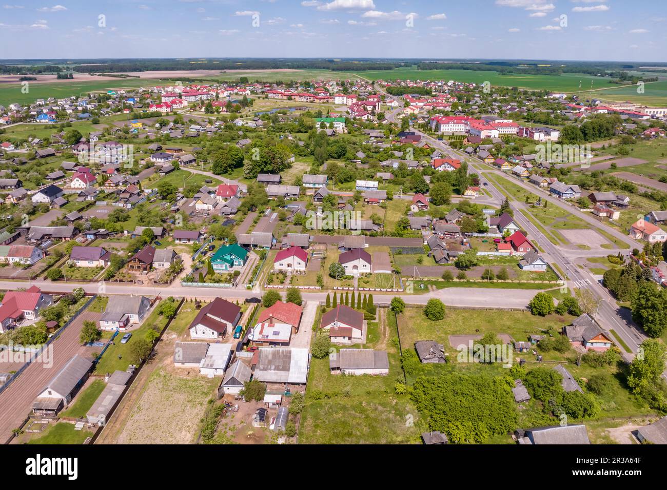 Village type roofs hi-res stock photography and images - Alamy